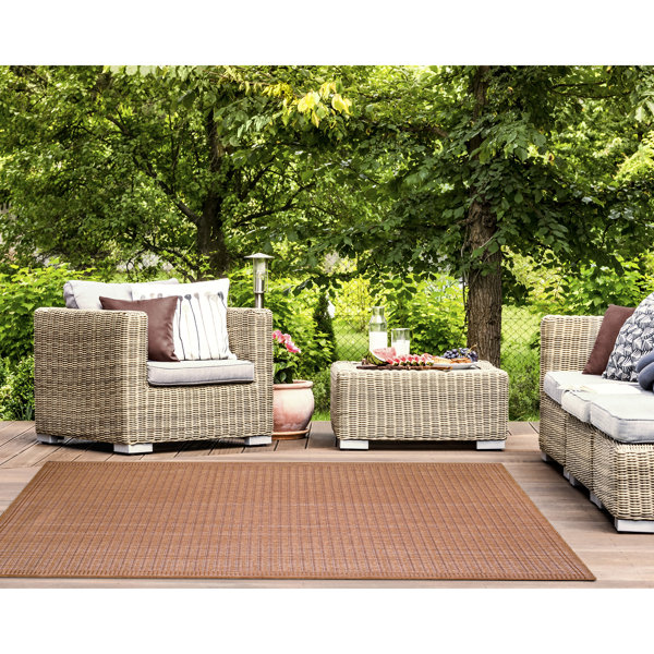 Bayou Breeze Pierrepont Clay Indoor/Outdoor Area Rug & Reviews ...