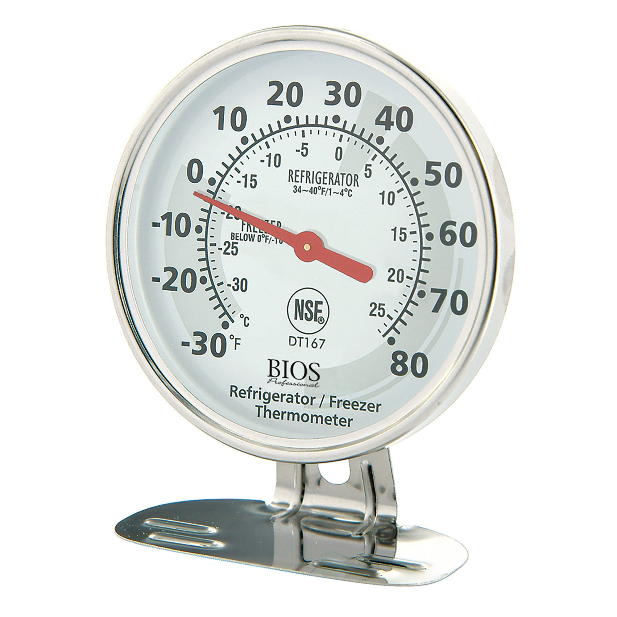 BIOS Professional Refrigerator/Freezer Thermometer, White - Wayfair Canada
