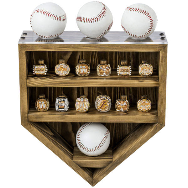 MyGift Baseball Ring Wall Sports Display Case | Wayfair
