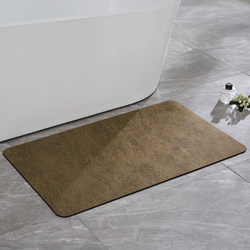 Latitude Run® Yewande Suede / Faux Suede Bath Rug | Wayfair