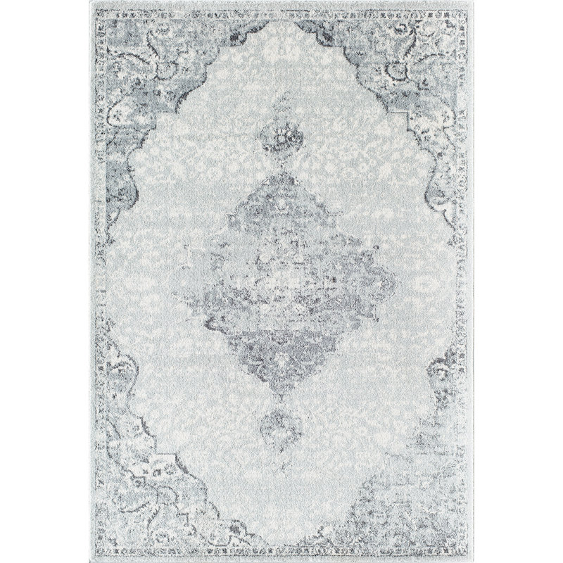 Ophelia & Co. Hailey Vintage Spring Snowflake Area Rug & Reviews | Wayfair