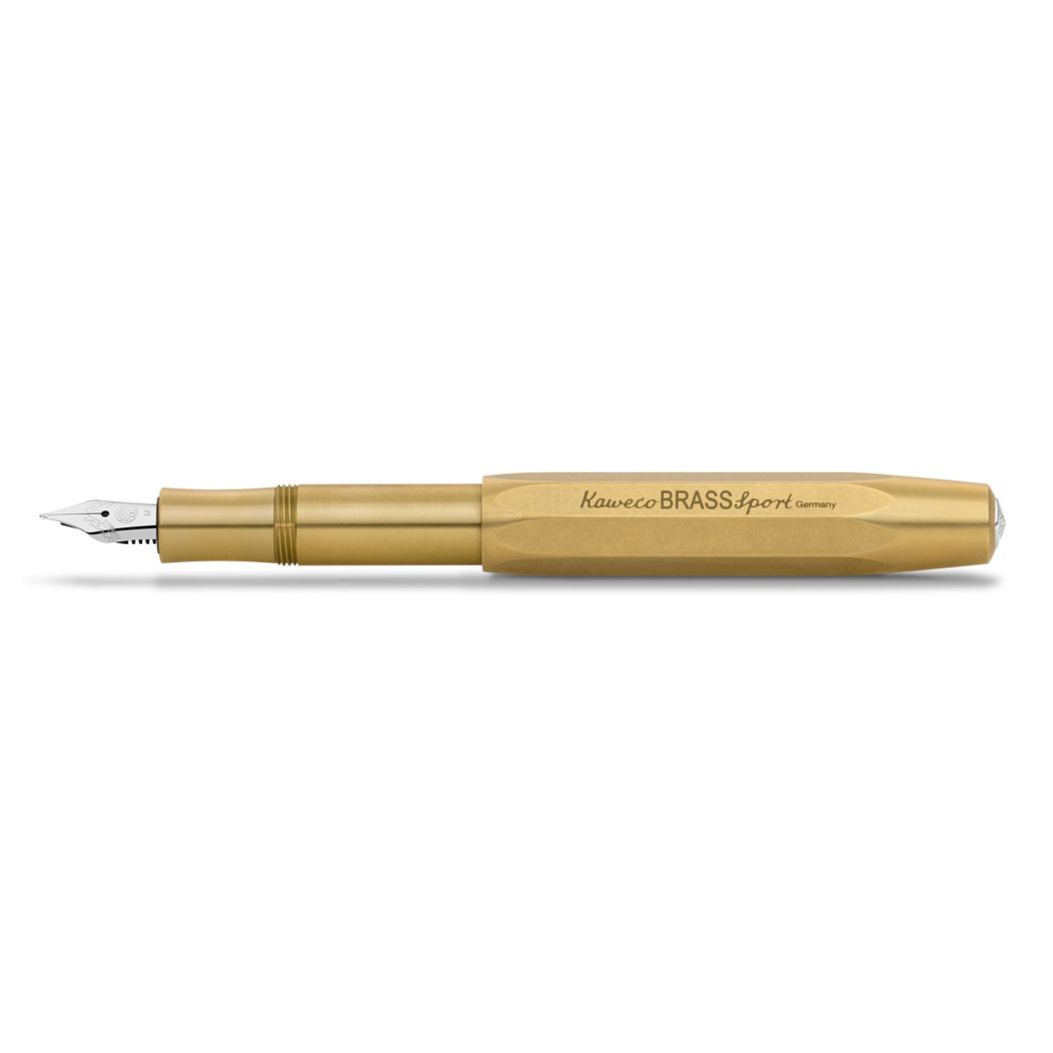 Inbox Zero 10000917, BRASS SPORT Fountain Pen F 13 mm, Screw Off Cap ...