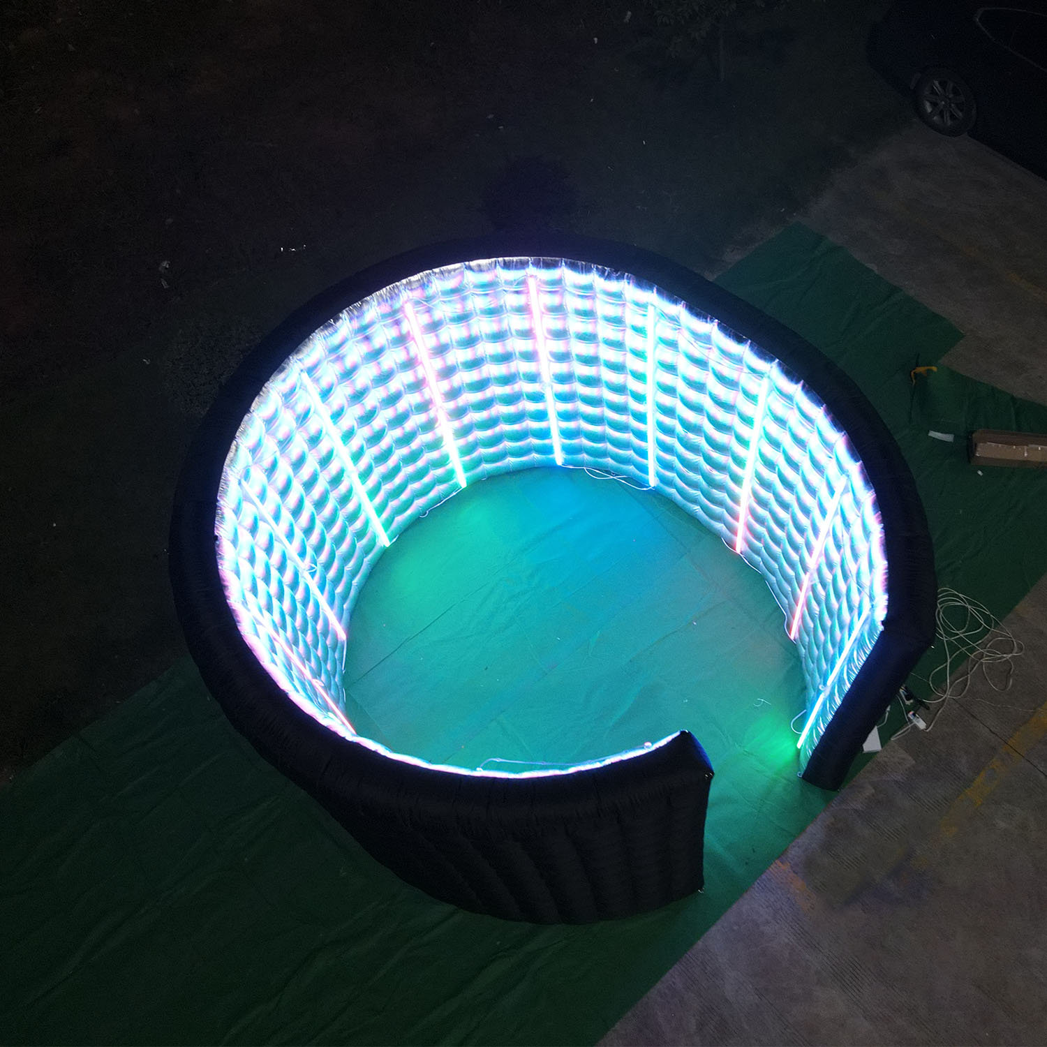 yijia 360 Inflatable Photo Booth Wall for for Birthday Weddings/Mall ...