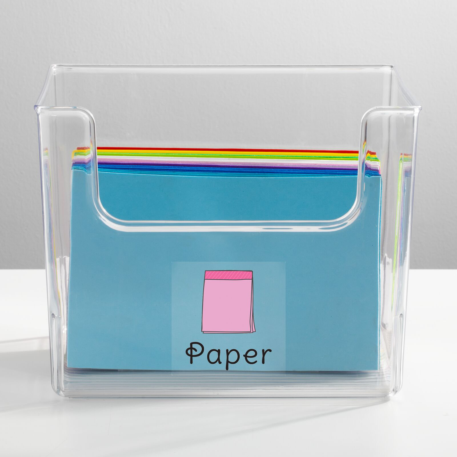 mDesign Labels for Craft Room Storage and Organizing, Includes 24 ...