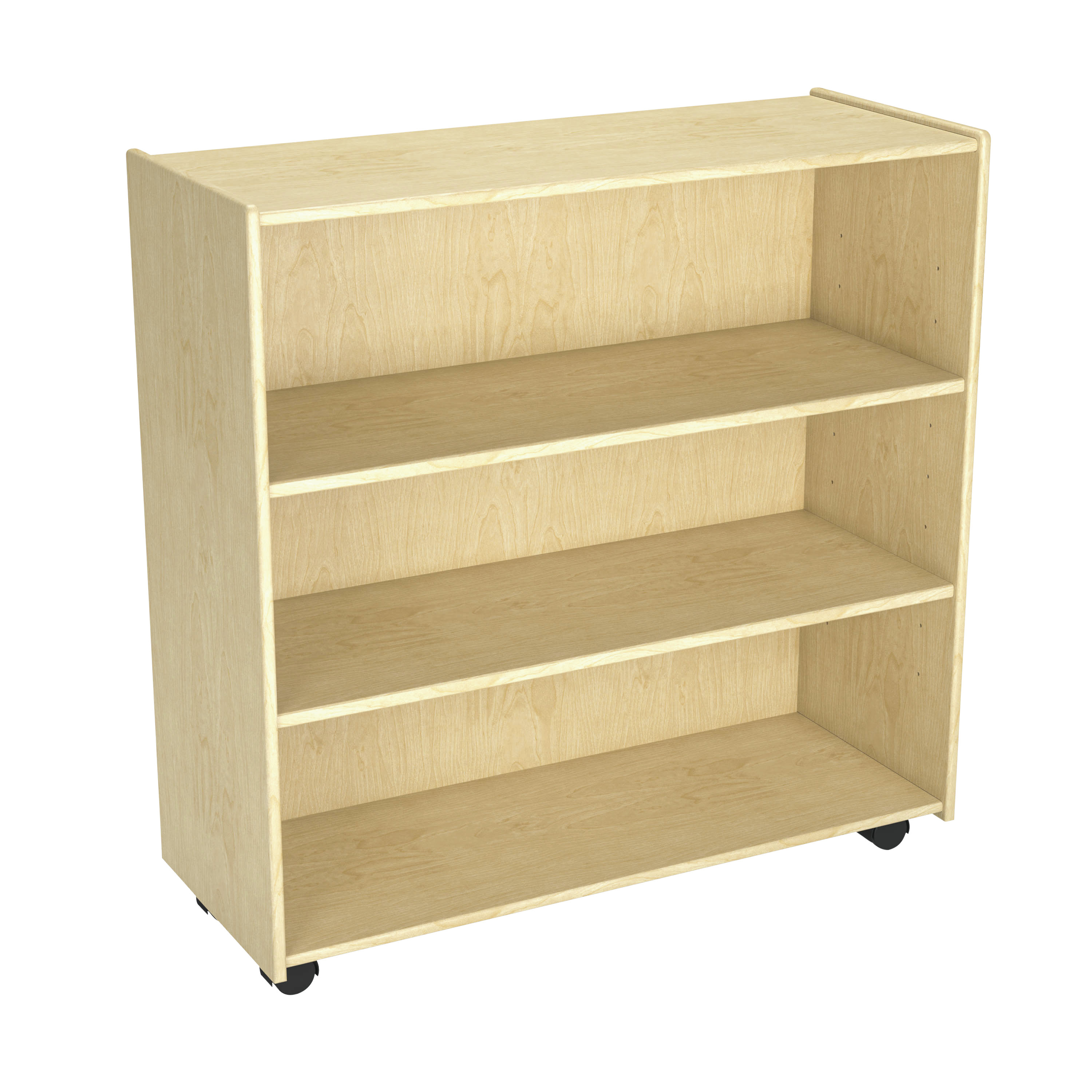 Childcraft 3 Compartment Shelving Unit with Casters | Wayfair