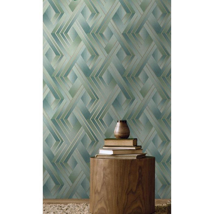 Corrigan Studio® 33' L x 21" W Textured Wallpaper Roll | Wayfair