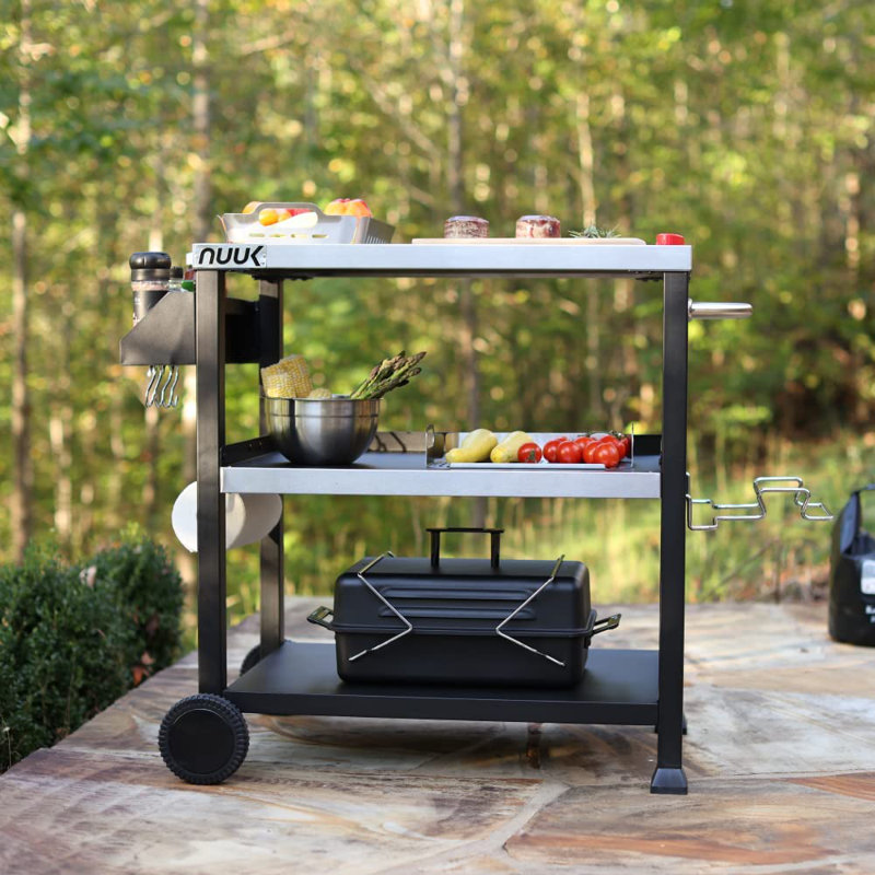 NUUK 32IN Outdoor Prep Station Grill Cart & Reviews | Wayfair