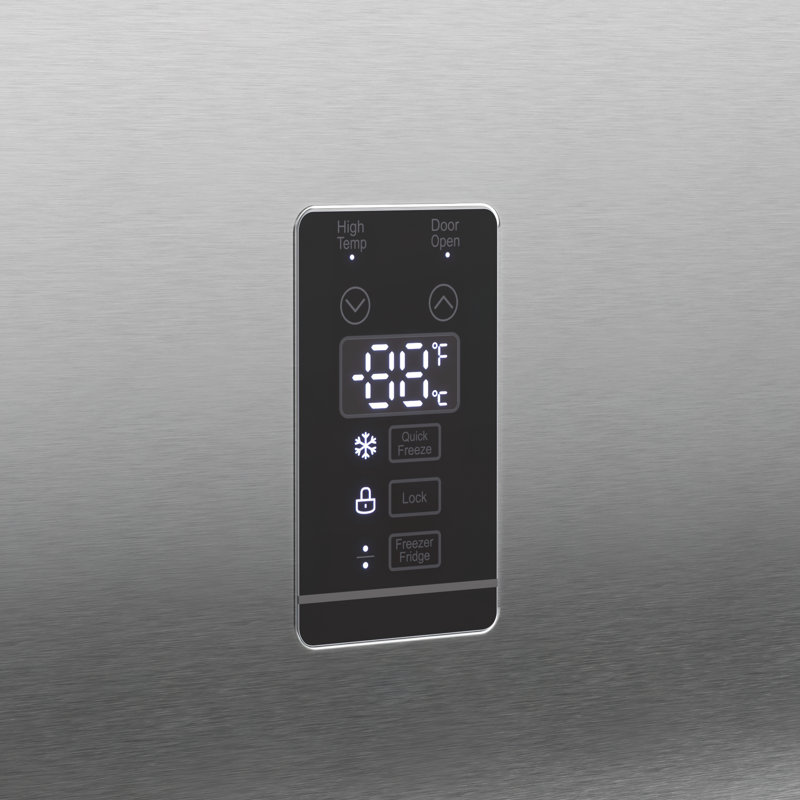 KoolMore Upright Convertible Refrigerator Freezer 21 Cu. Ft. Silver ...