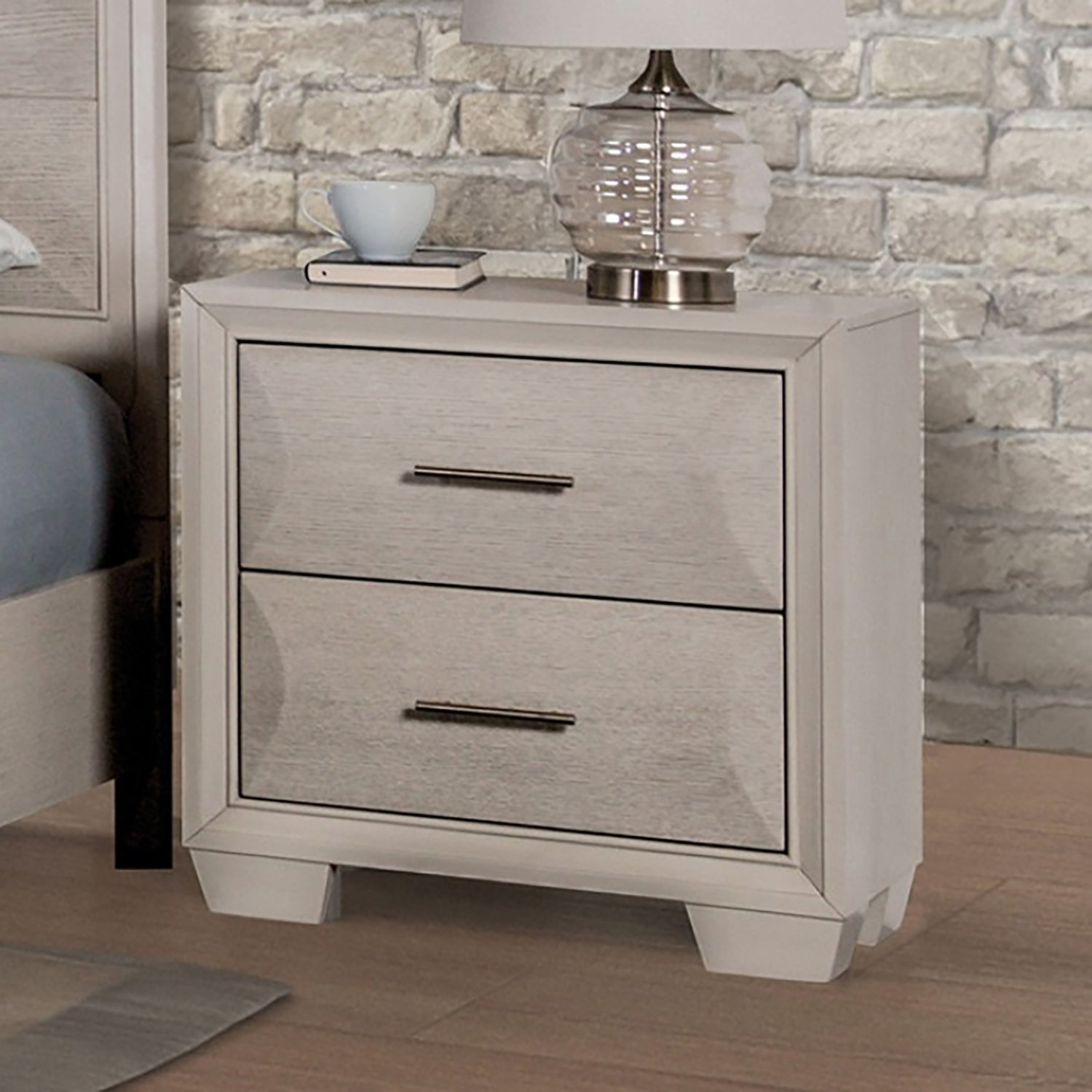 Lark Manor Table de chevet 2 tiroirs Avanell - Wayfair Canada