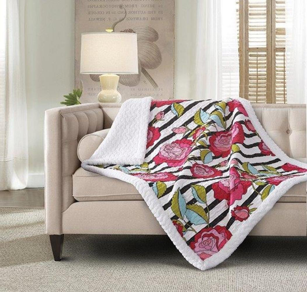 Ben and Jonah Rose Garden Throw | Wayfair