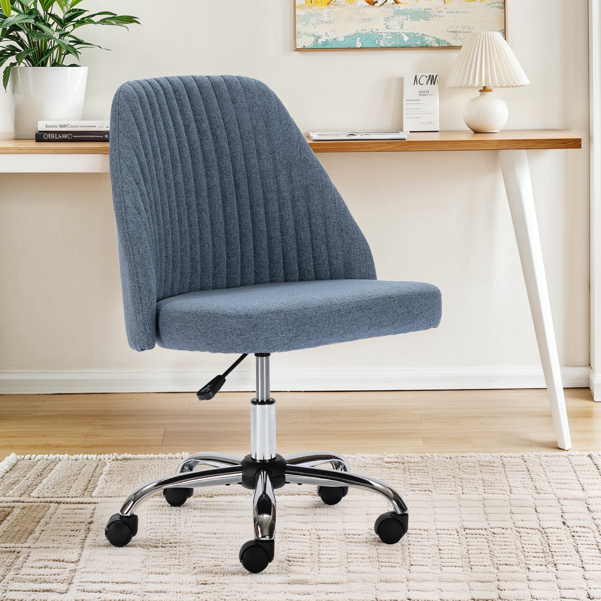 Ebern Designs Home Office Desk Chair, Office Chairs Desk Chair Rolling ...