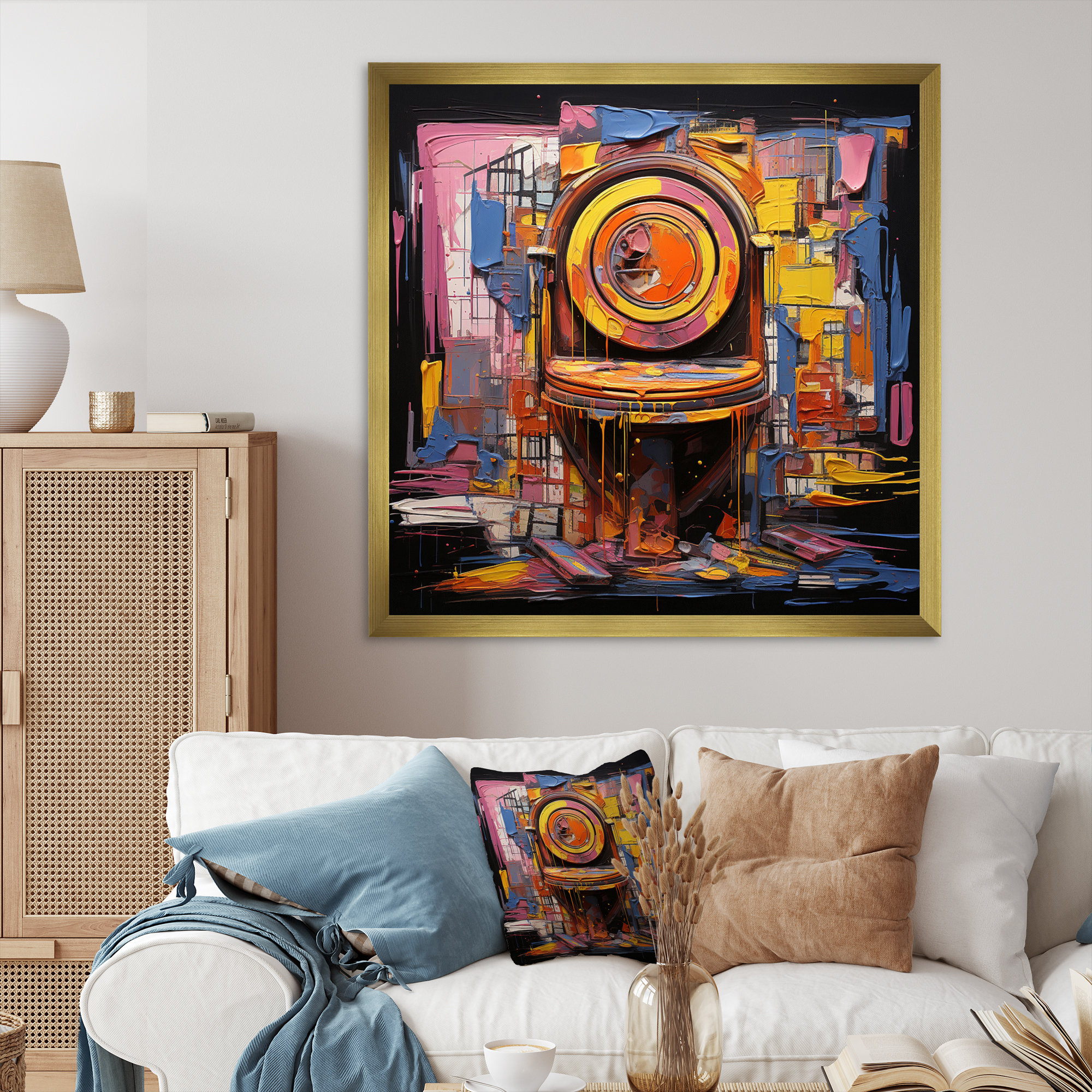 Red Barrel Studio® Artistic Expression Abstract Toilet I - Print on ...