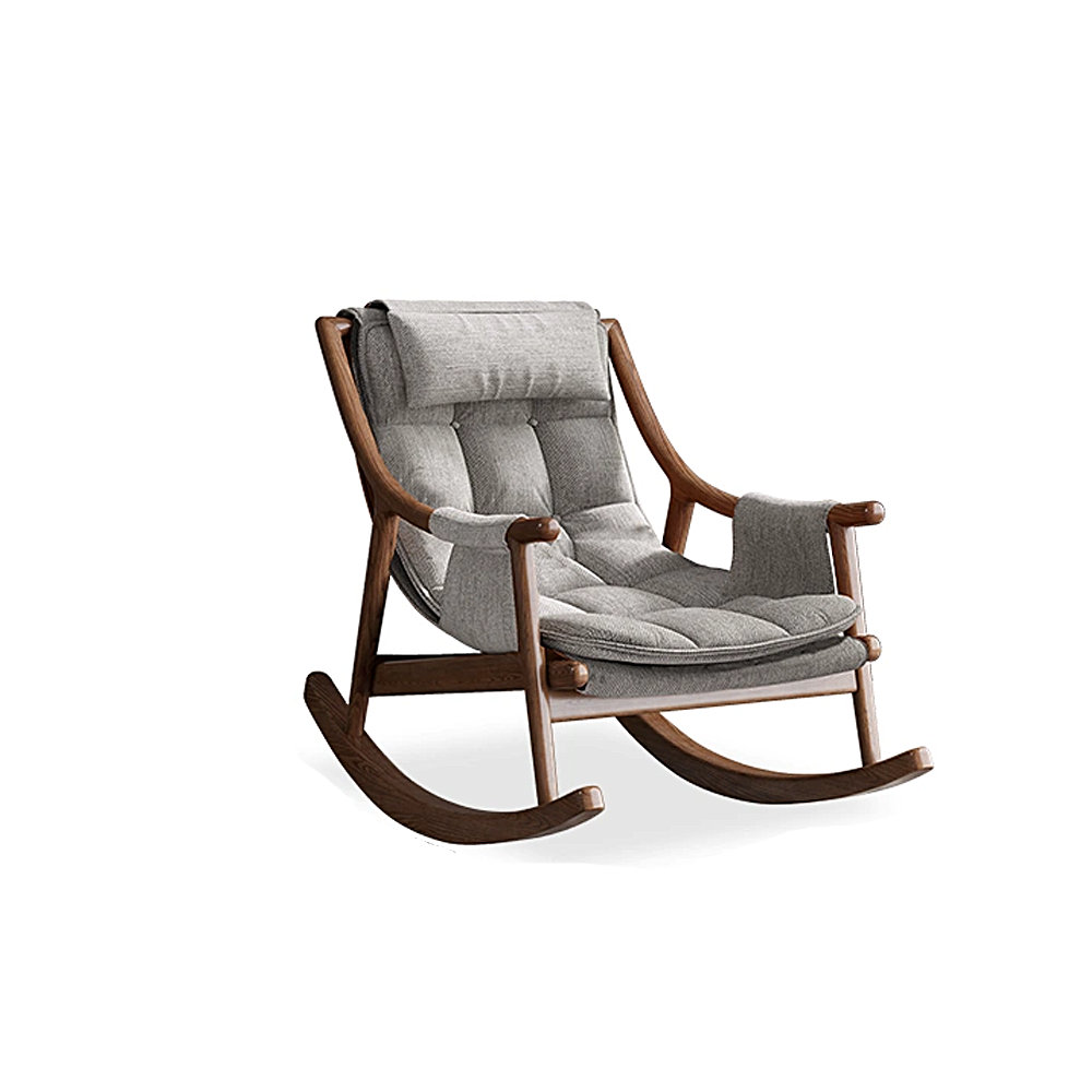 ChairVogue Luxury Ergonomic Rocking Chair Solid Wood Rocking Chair ...