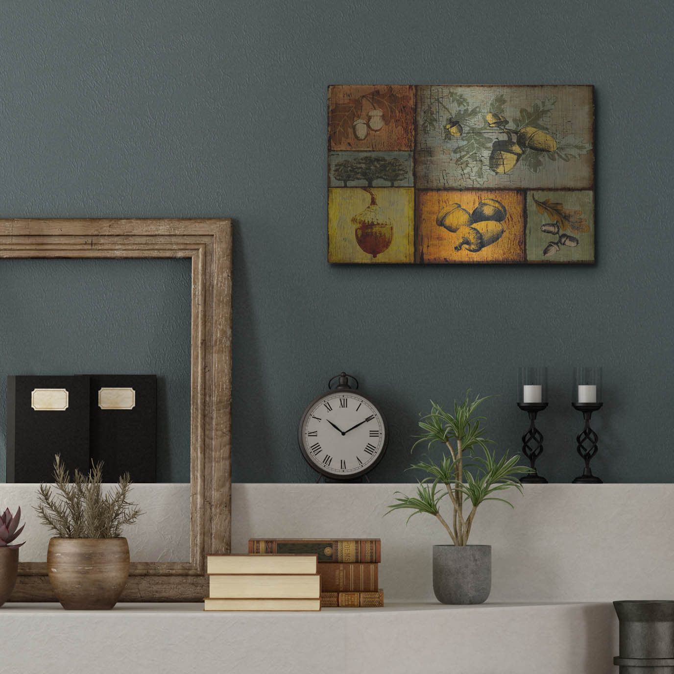 Winston Porter 'Pines And Oak 2' by Art Licensing Studio Metal Wall Art ...