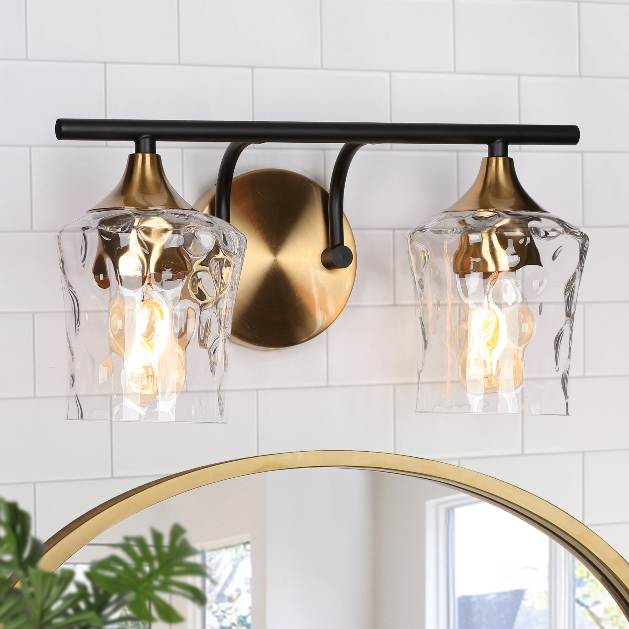 Rosdorf Park Balendran 2-Light Dimmable Vanity Light & Reviews ...