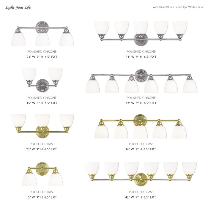 Lark Manor Mayday 3 - Light Dimmable Vanity Light & Reviews | Wayfair