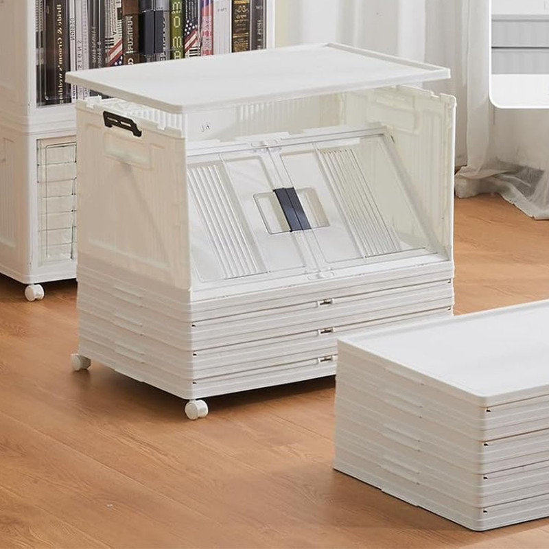 Rebrilliant Stackable Storage Bins with Lids, Doors and Wheels ...