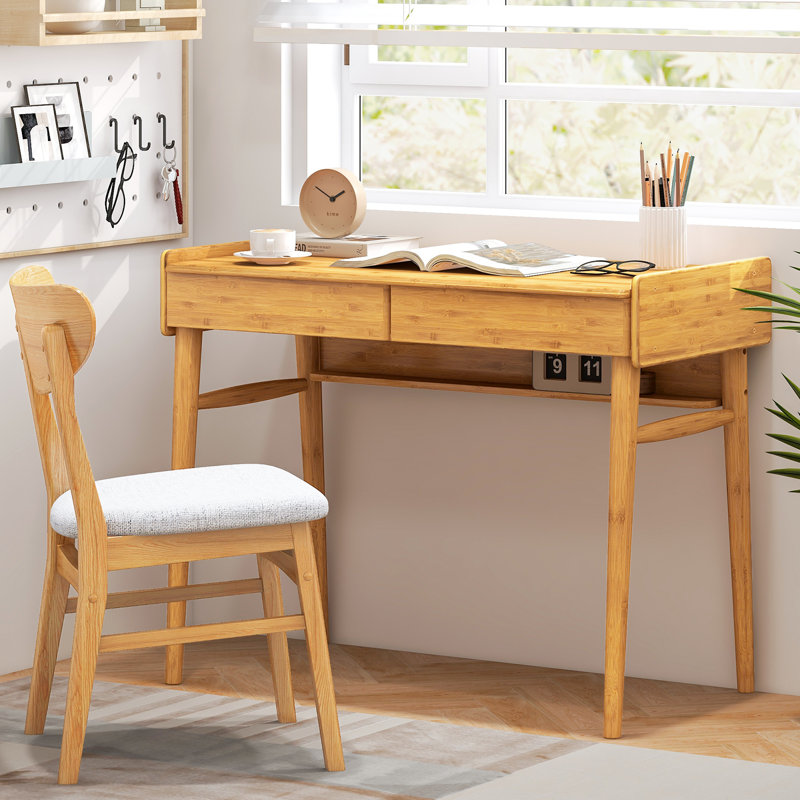 Corrigan Studio® Makda 39.5'' W Rectangle Writing Desk | Wayfair