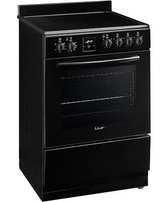Iio 24" 3 Cubic Feet Smart Electric Free Standing Range with 4 Burners ...