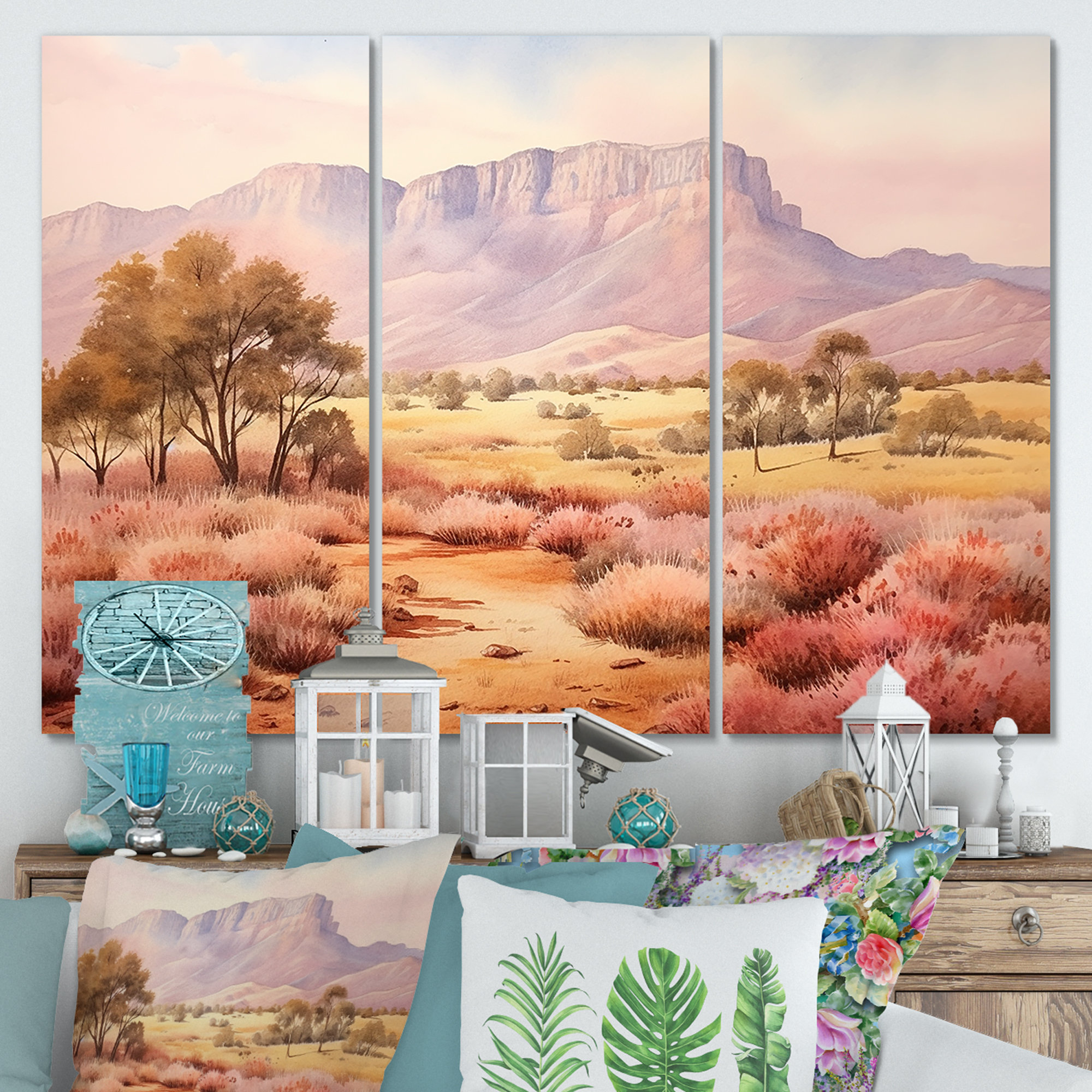 Millwood Pines Australian Outback Landscape IV - Australia Wall Art ...
