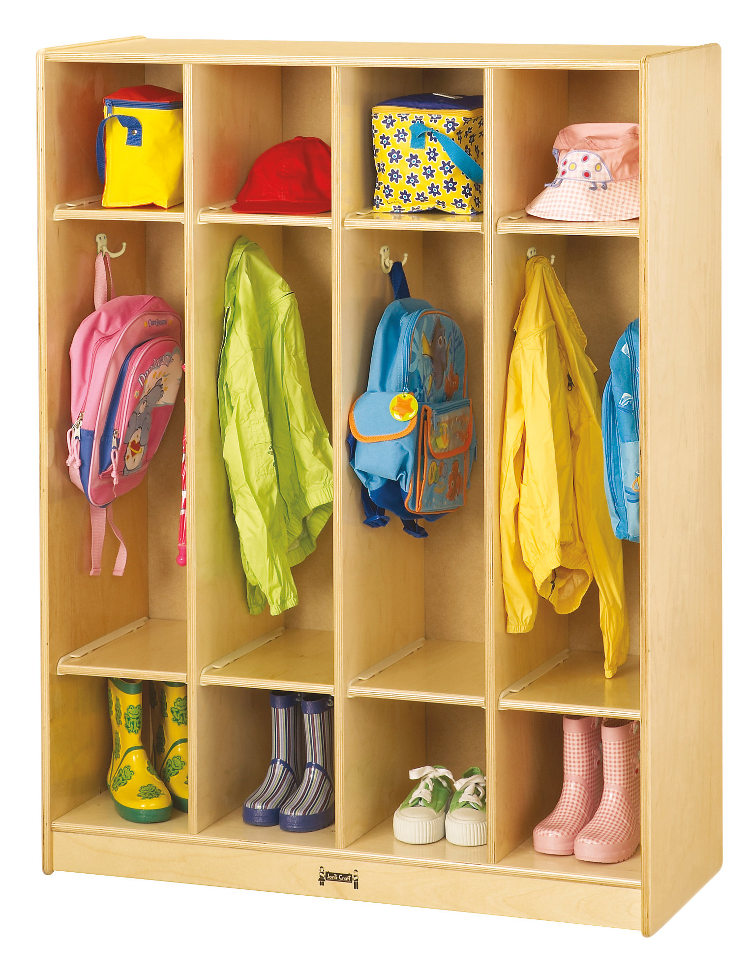 Jonti-Craft® 4 Section Coat Locker | Wayfair