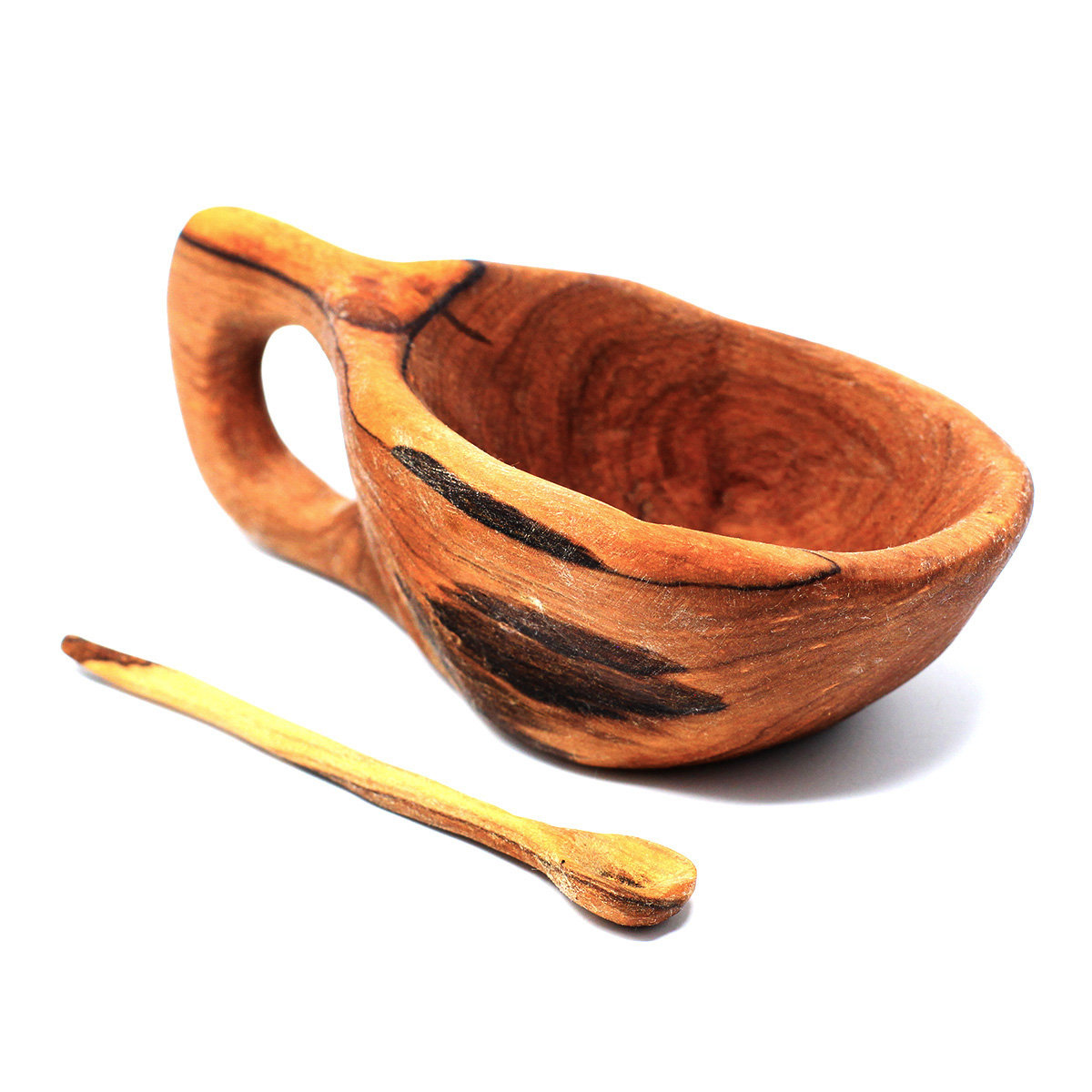Global Crafts Kahero Reclaimed Olive Wood Salt Cellar & Reviews | Wayfair