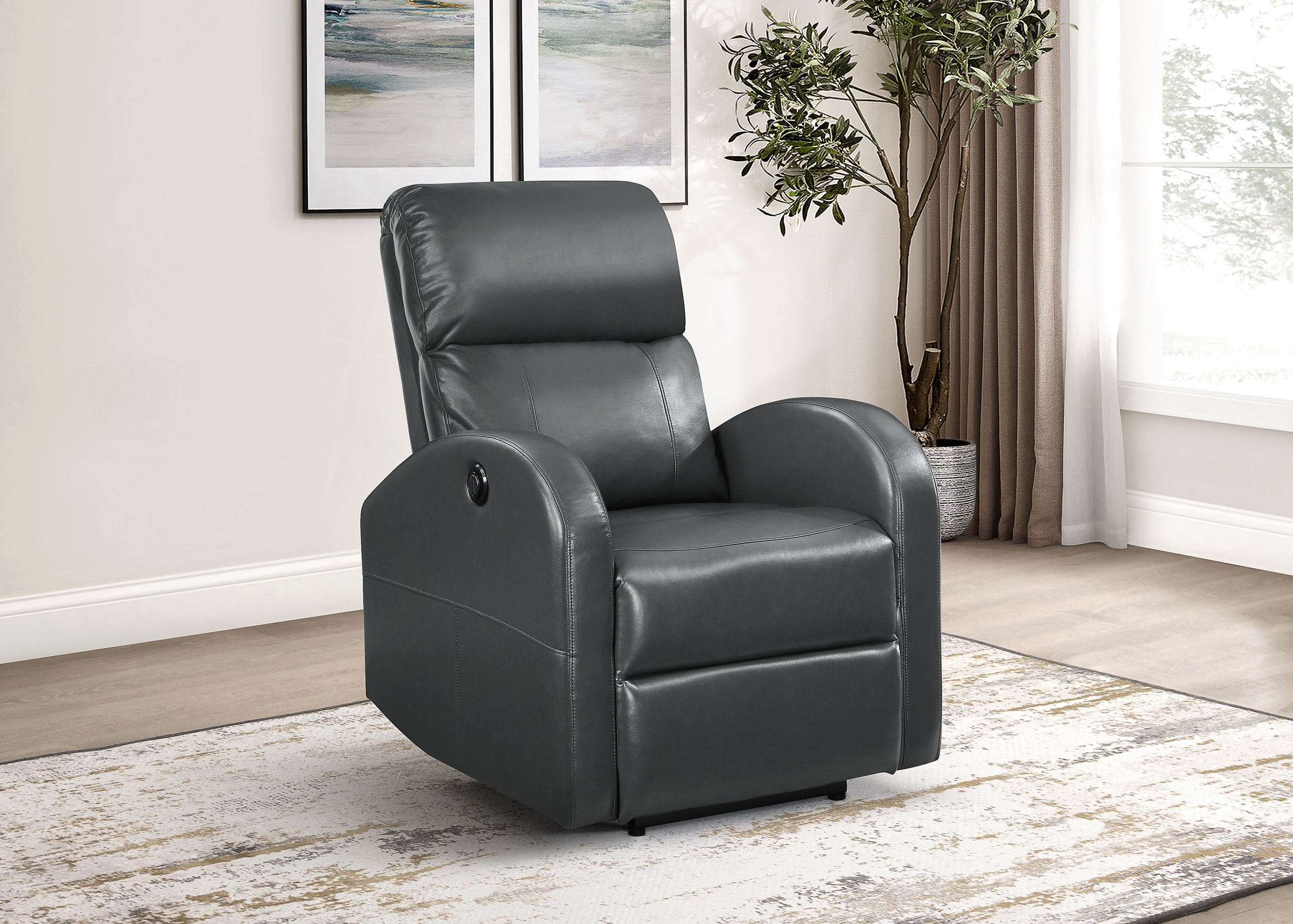 Latitude Run® Grant Upholstered Power Recliner Chair | Wayfair