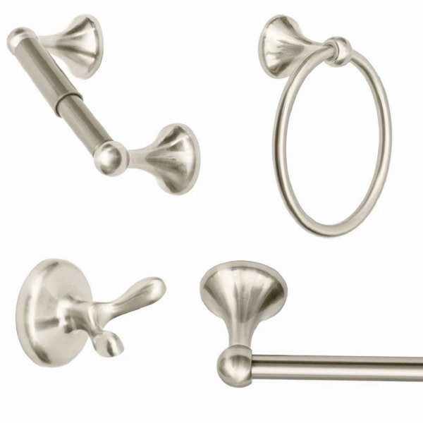Aviano Hardware 4 - Piece Bathroom Hardware Set & Reviews | Wayfair