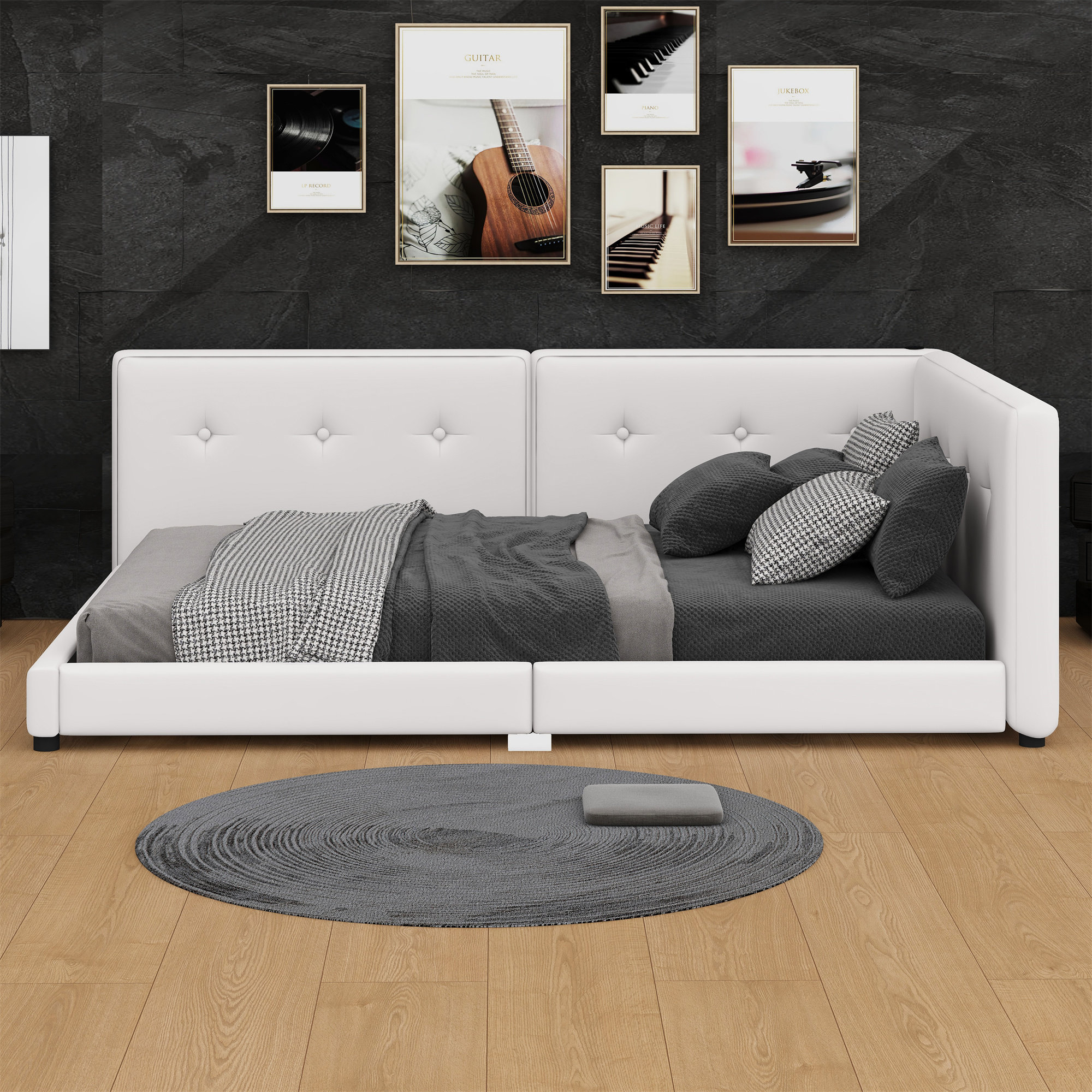 Latitude Run® Jalei Upholstered Panel Bed | Wayfair