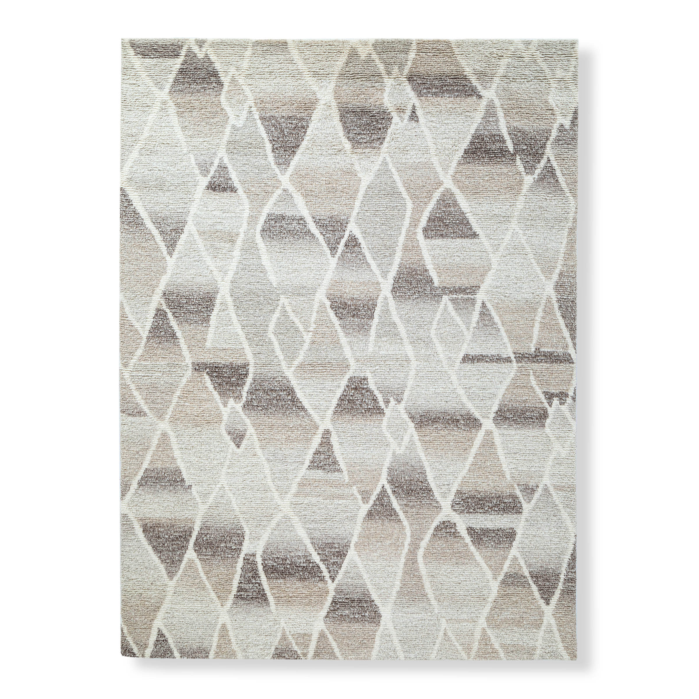 LOOMY Handmade Tufted Wool Area Rug in Natural | Perigold