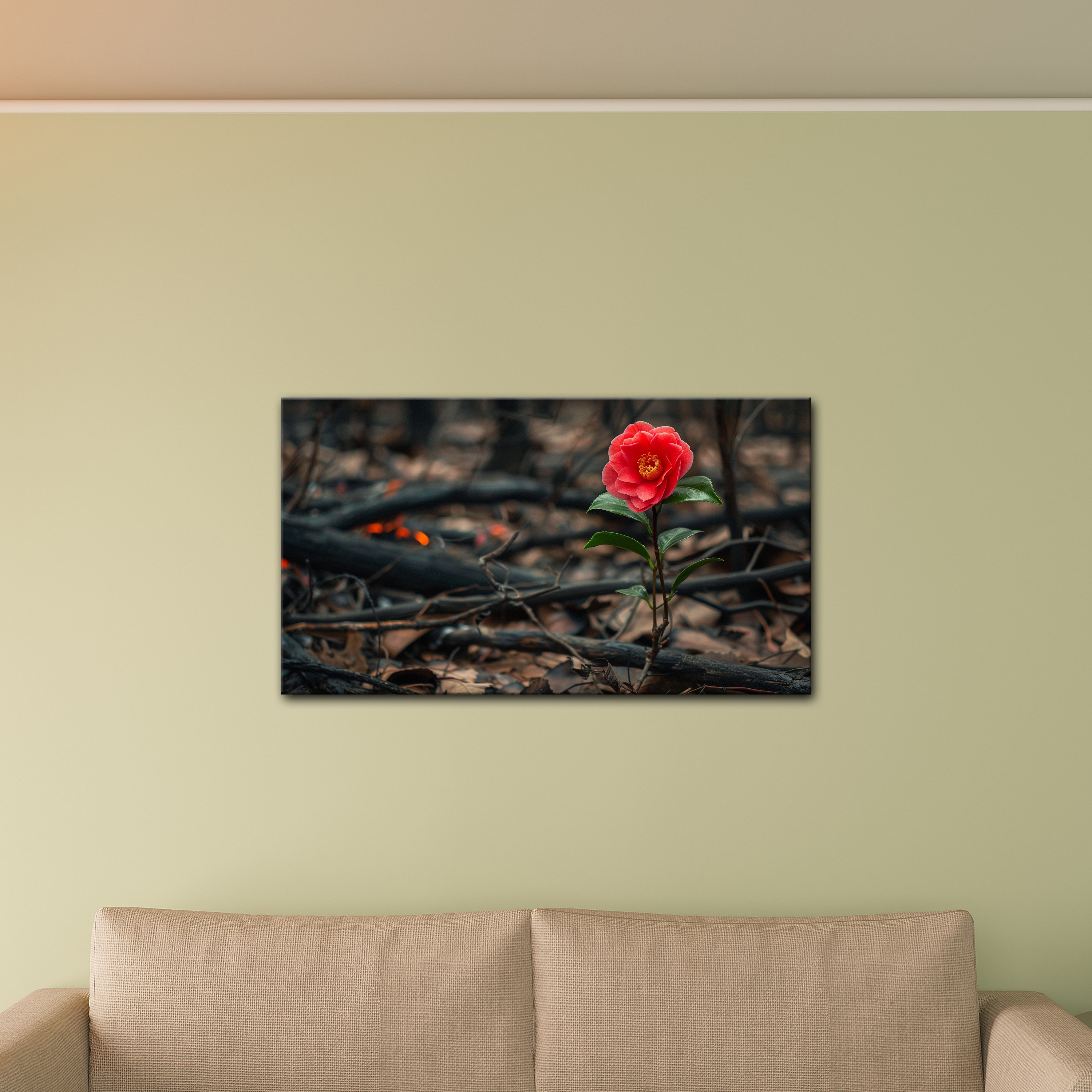 Ebern Designs Embertrace Camellia? by Genie's Poems - Print Wall Art Work Home Decor | Wayfair