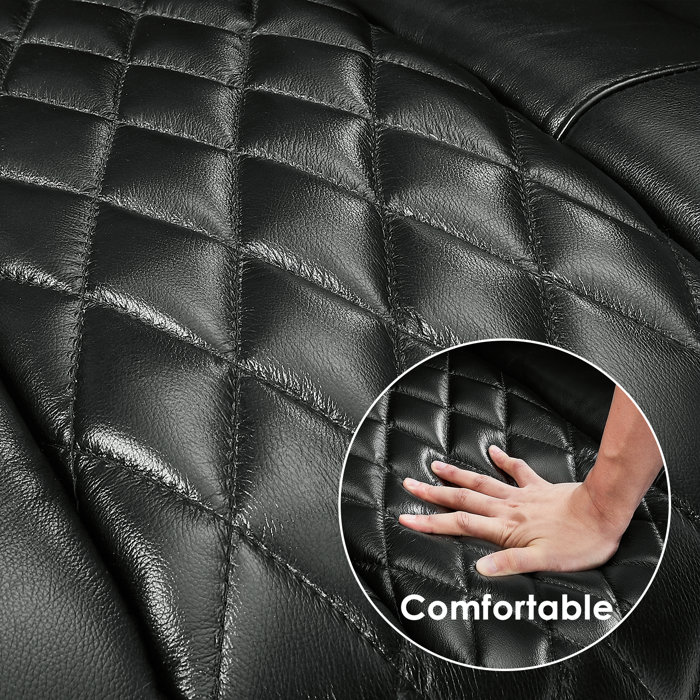 Red Barrel Studio® Mixell Leather Home Theater Seating & Reviews | Wayfair