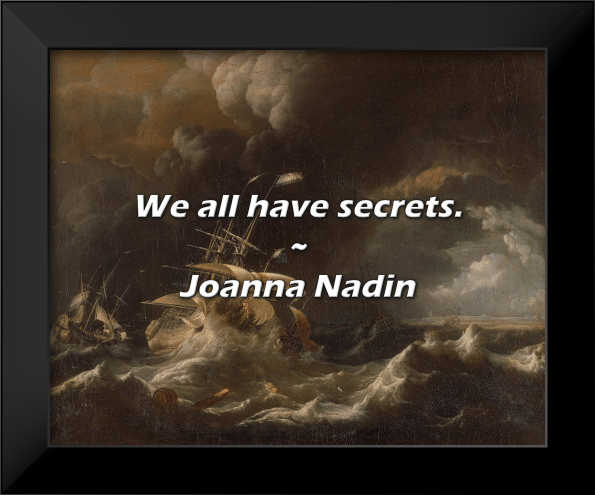 ATX Art Group LLC Joanna Nadin Quote: We all have secrets. | Wayfair