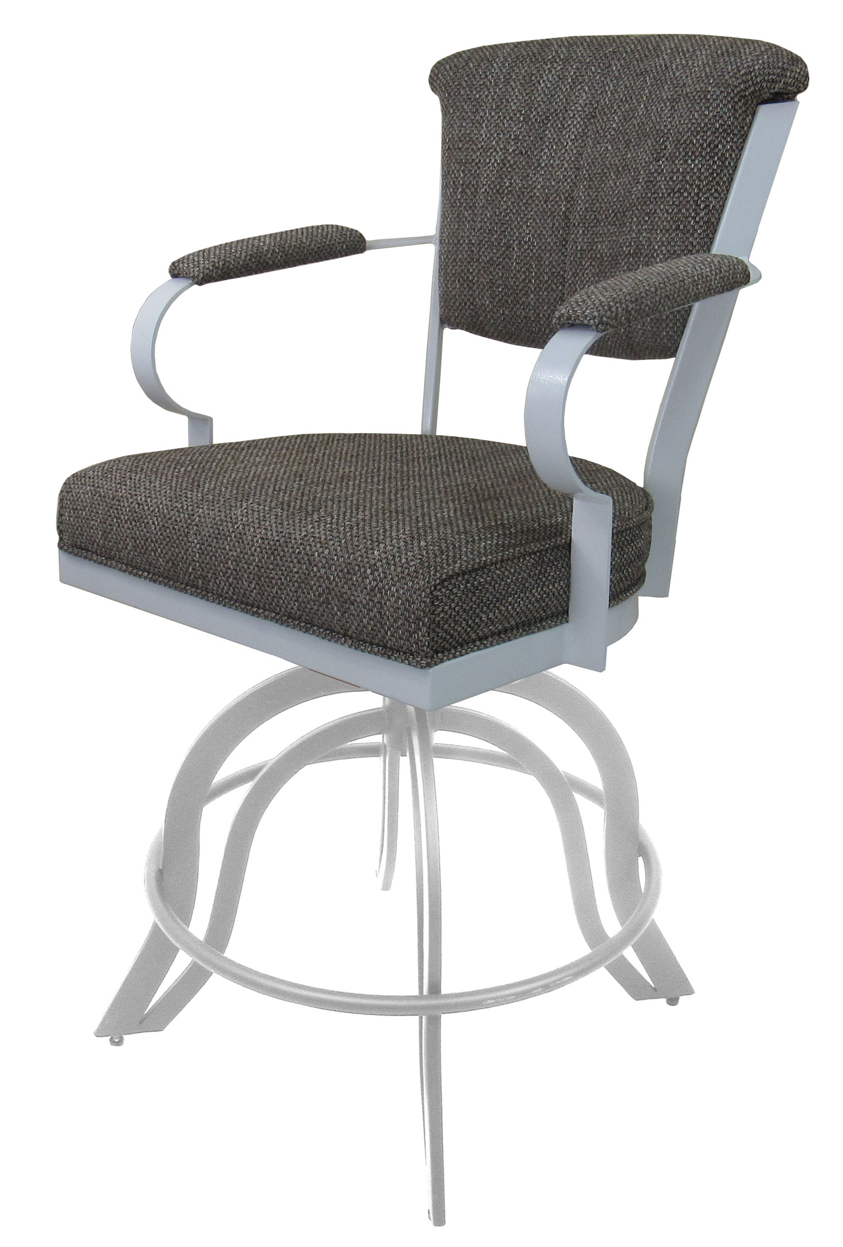 Tobias Designs Miami Counter 26" Metal Stool - A Base | Wayfair