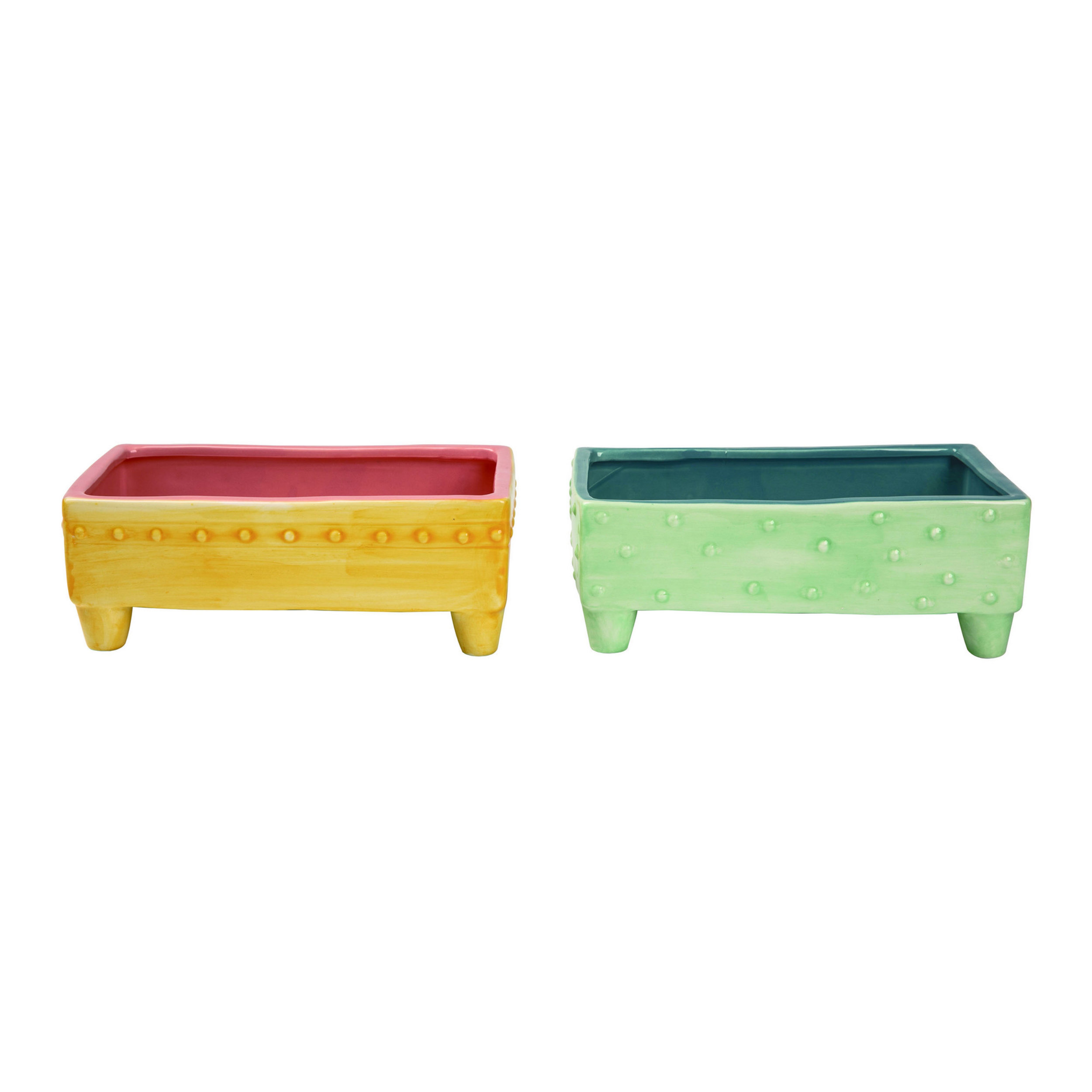 Bungalow Rose Large Dol Rectangular Container Set of 2 Spring Home ...