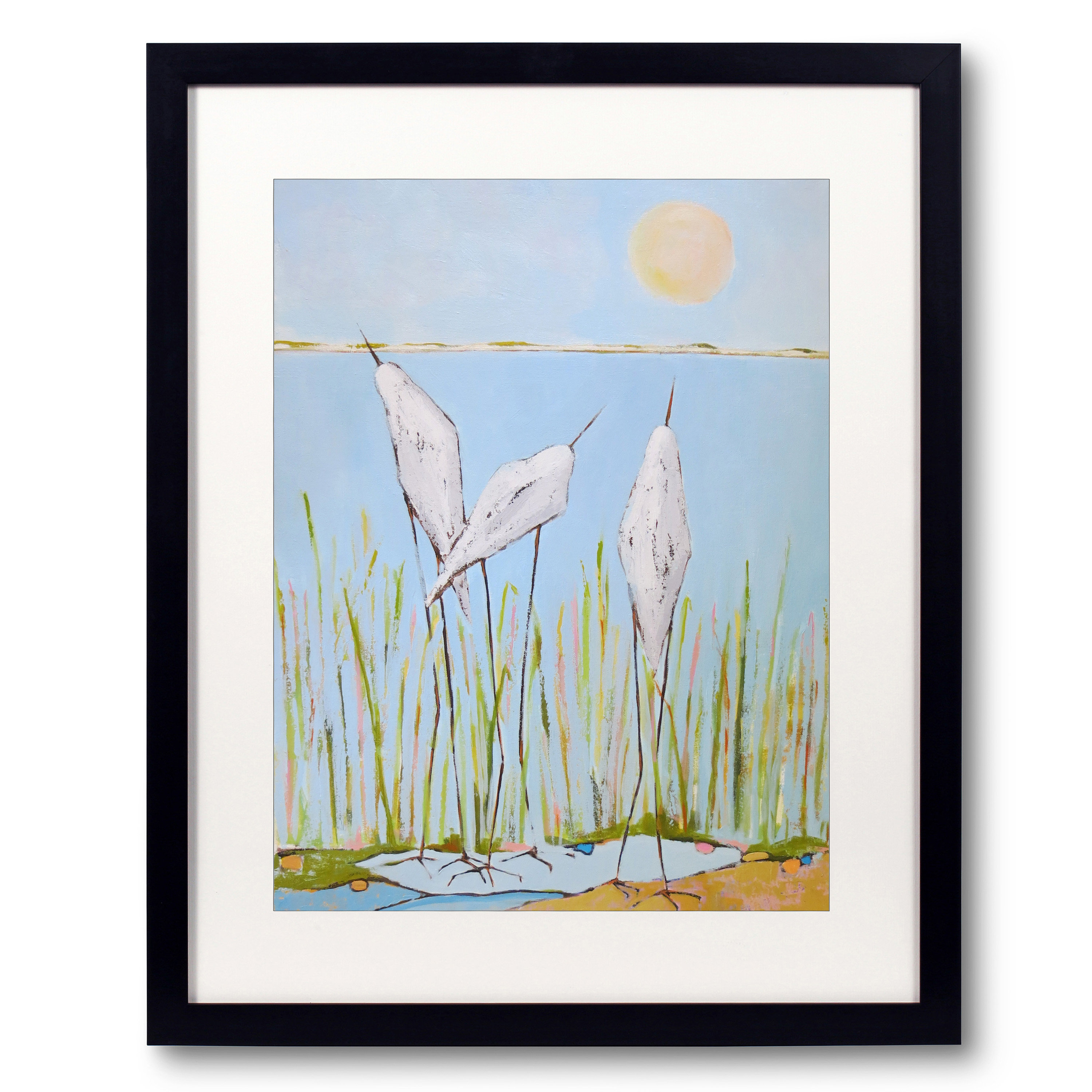 Made & Curated Bird Watchers by Phyllis Adams - Picture Frame Painting ...