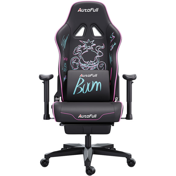 Blue Elephant Adjustable Reclining Ergonomic Faux Leather Swiveling PC ...