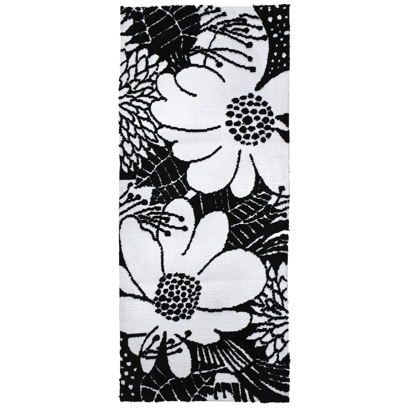 Red Barrel Studio® Frankee Feelin Groovey Rectangle Floral Bath Rug ...