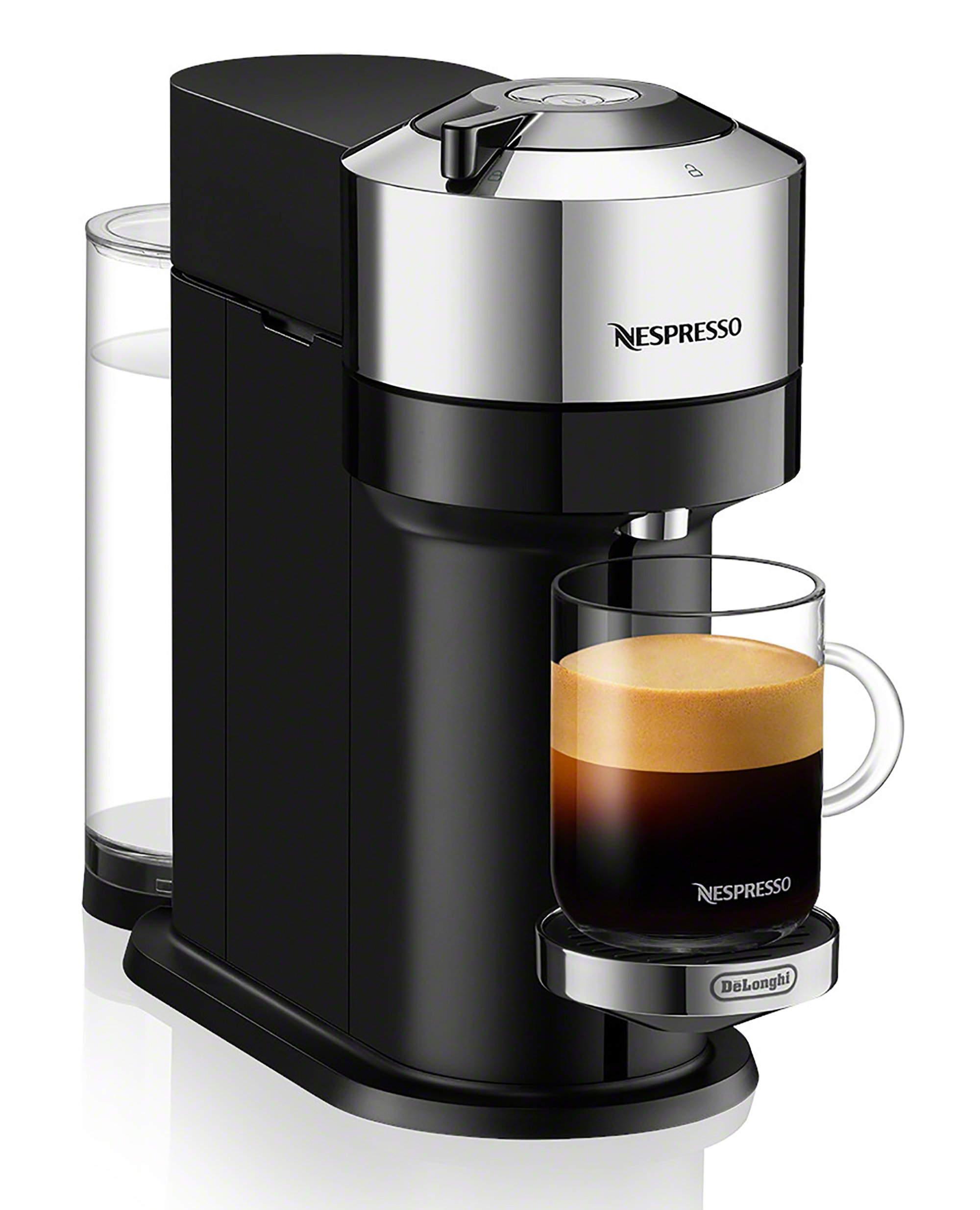 Nespresso Vertuo NEXT Coffee and Espresso Machine by De'Longhi, Chrome ...