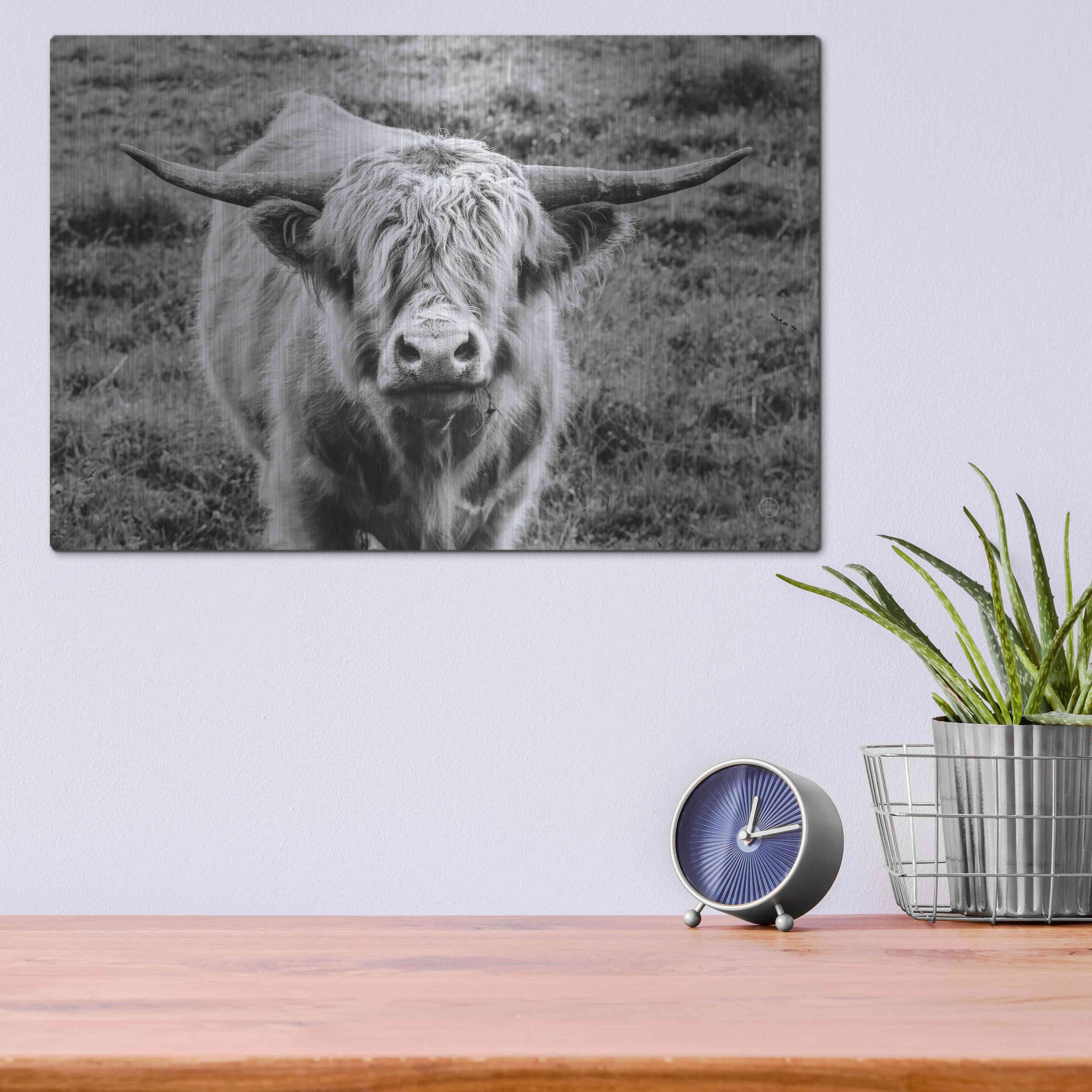 Union Rustic «Highland Cow Staring Contest» par Nathan Larson, art ...