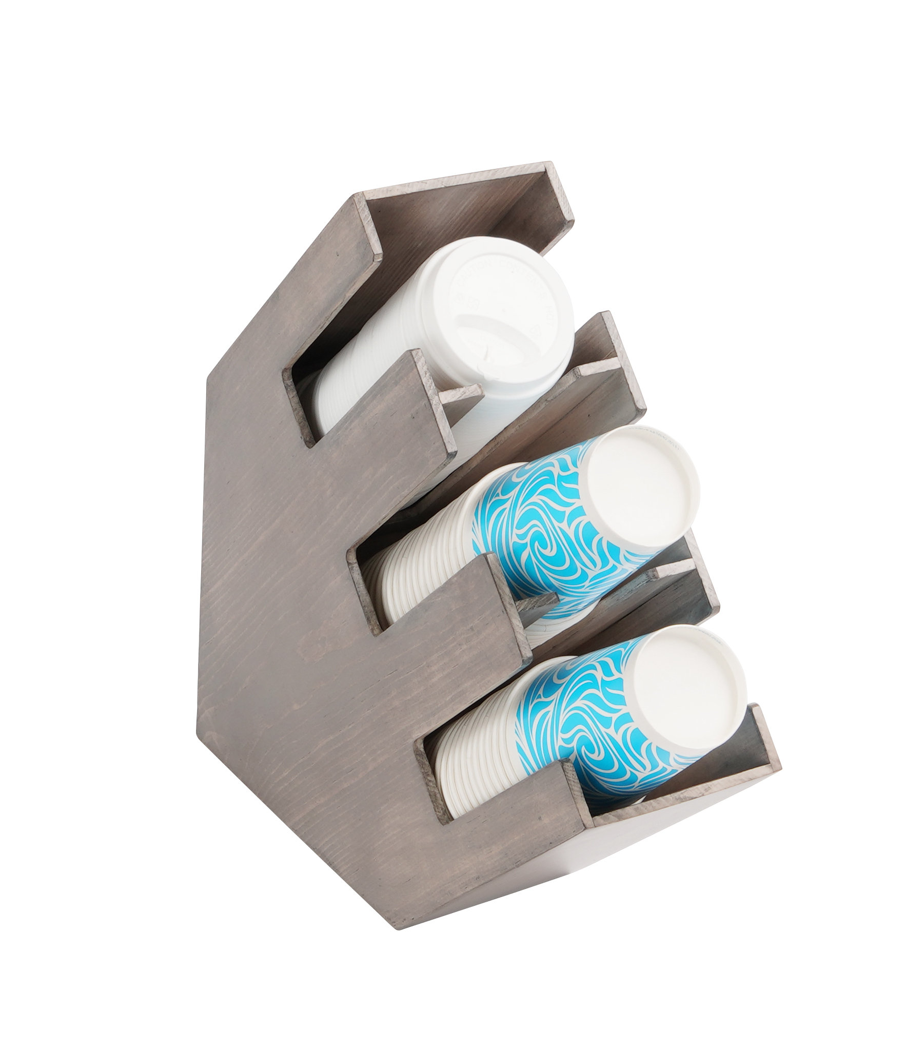 Cal-Mil Aspen 3-Section Countertop Cup / Lid Organizer | Wayfair