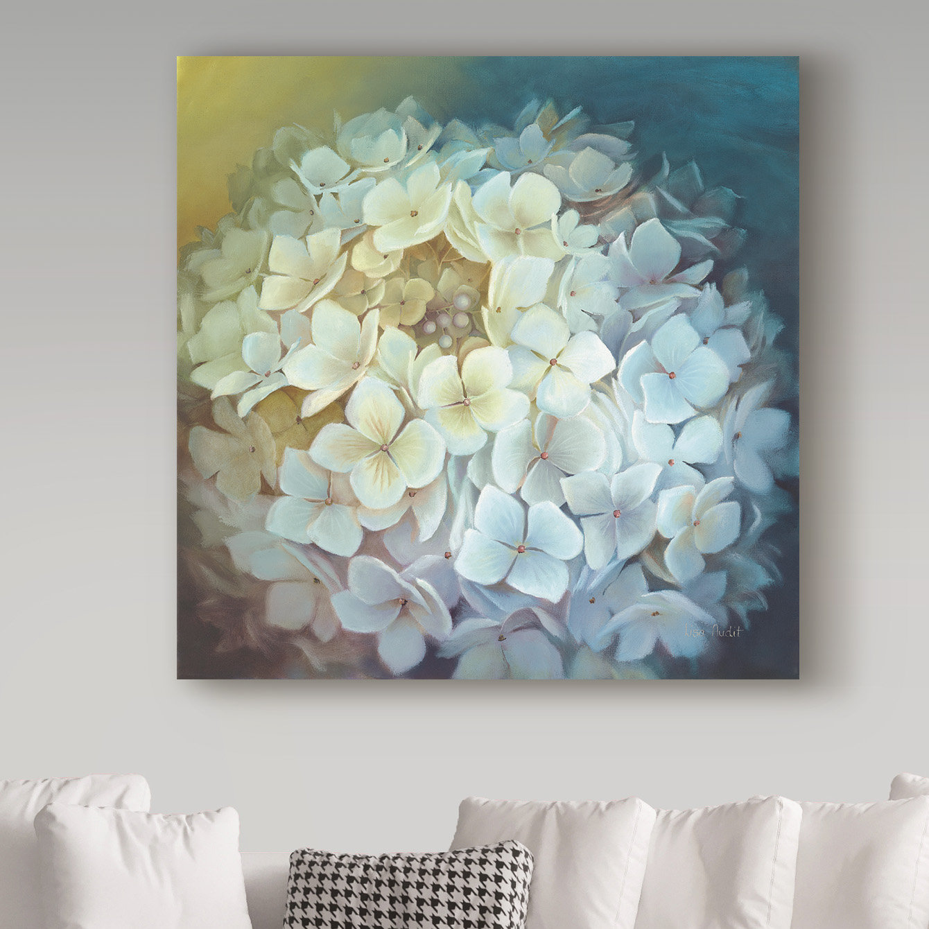 Winston Porter Hydrangea by Lisa Audit - Wrapped Canvas Graphic Art ...