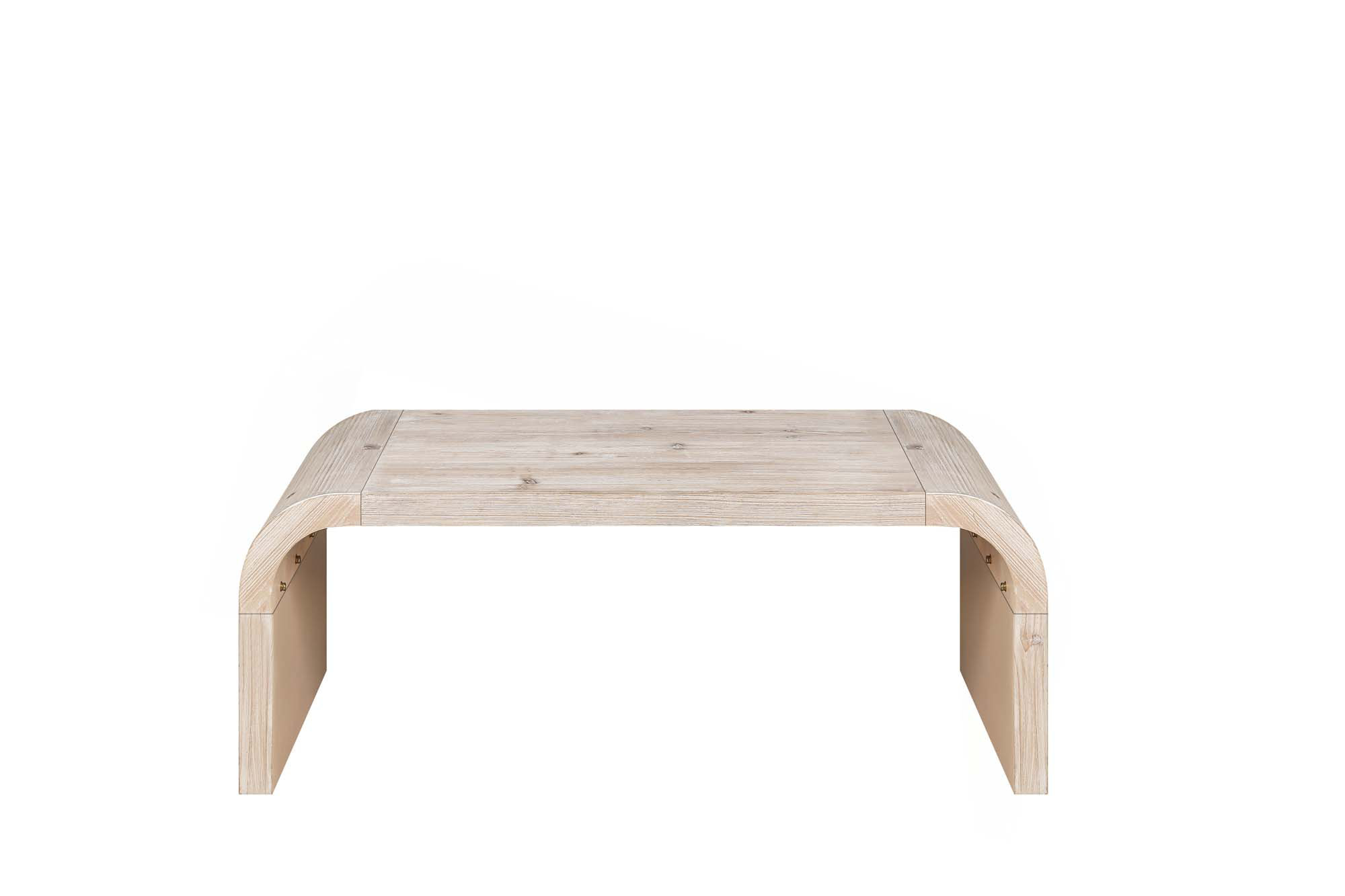 Latitude Run® Farmhouse Vintage Crafts Coffee Table,Curved Art Deco ...