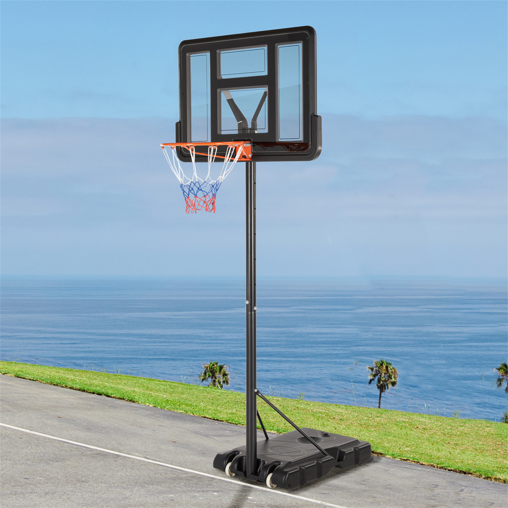 HLILish Outdoor Portable Basketball Rack, Suitable For Children And ...