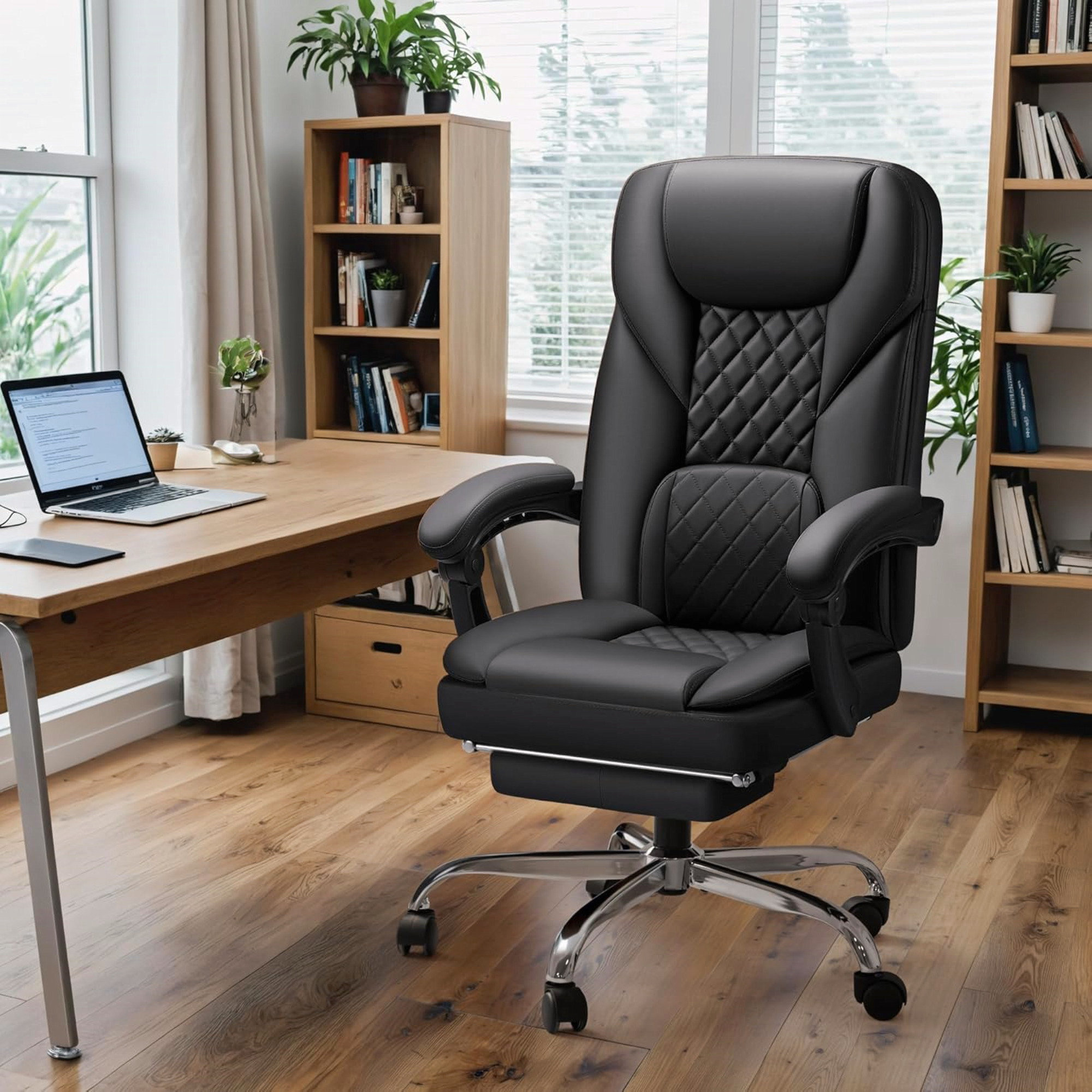 Hokku Designs Home Office Desk Chairs Swivel Task Chairs With Wheels ...