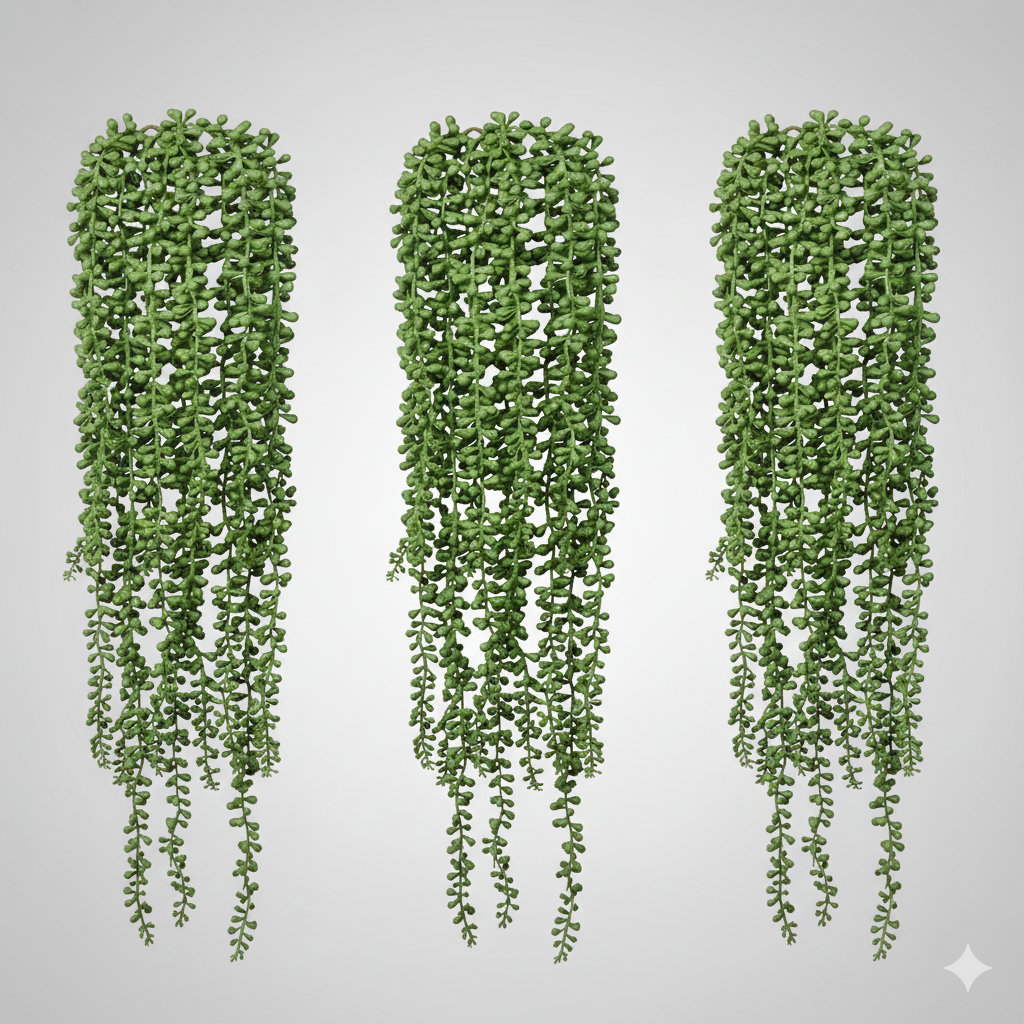 Dakota Fields 3Pcs Artificial Fake String Of Pearls Plant Faux Fake ...
