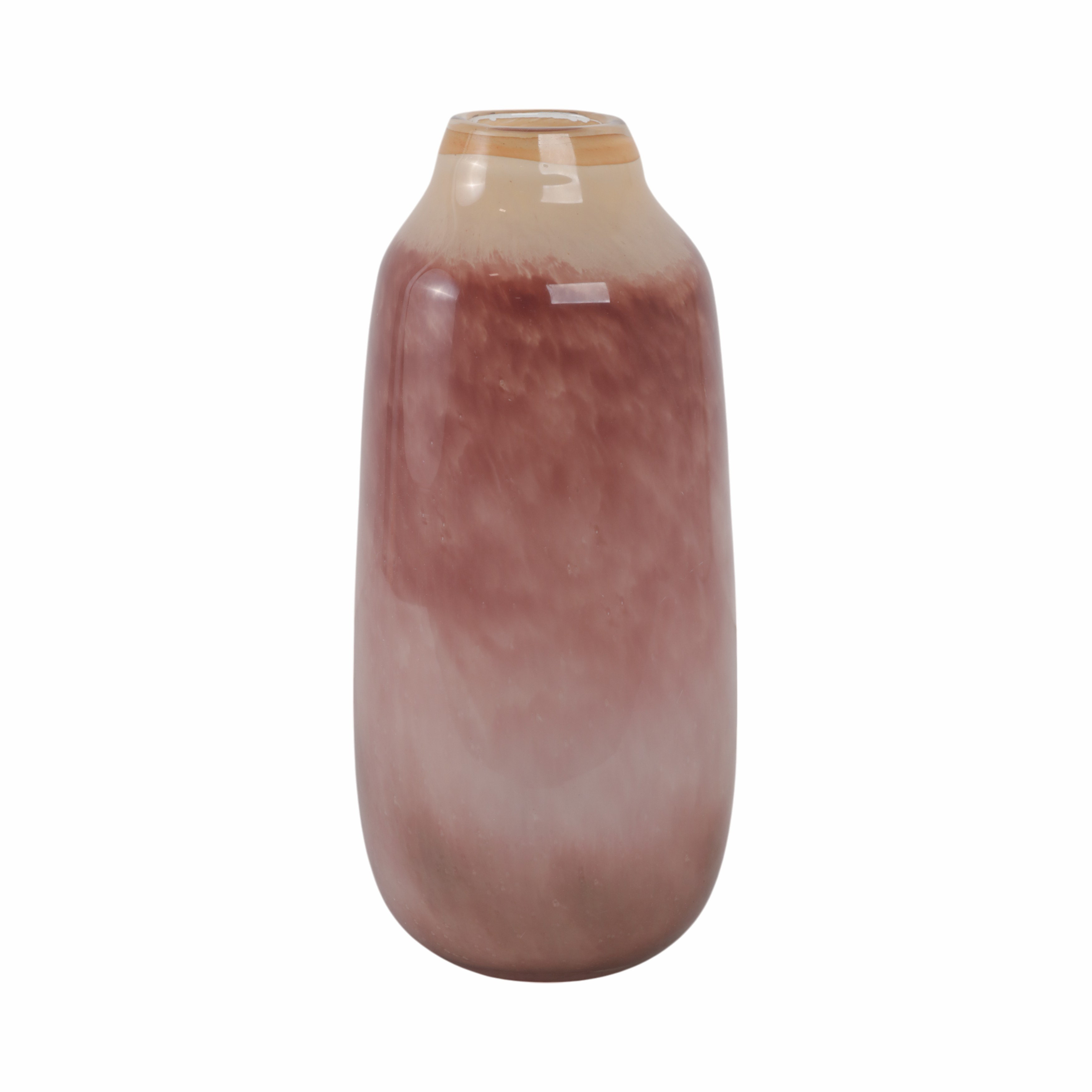 Latitude Run® 15" Kano Large Mauve Glass Vase | Wayfair