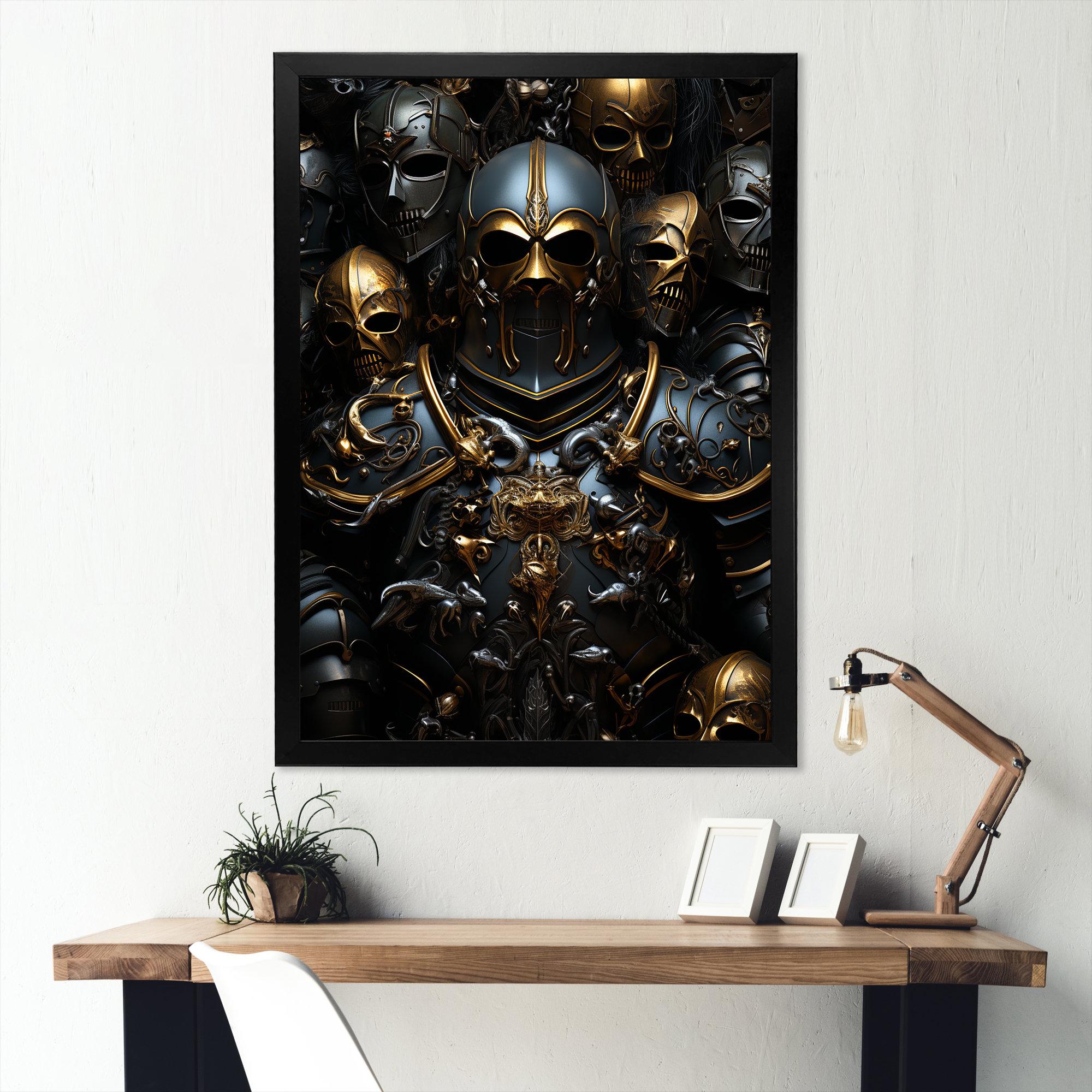 Rosdorf Park Medieval Knights Armor 3 - Military Wall Art | Wayfair