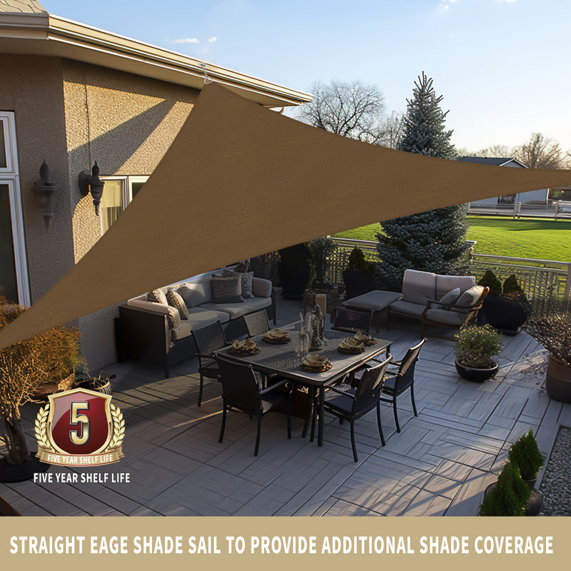 Cisvio 1' x 1' 4" Triangle Shade Sail | Wayfair