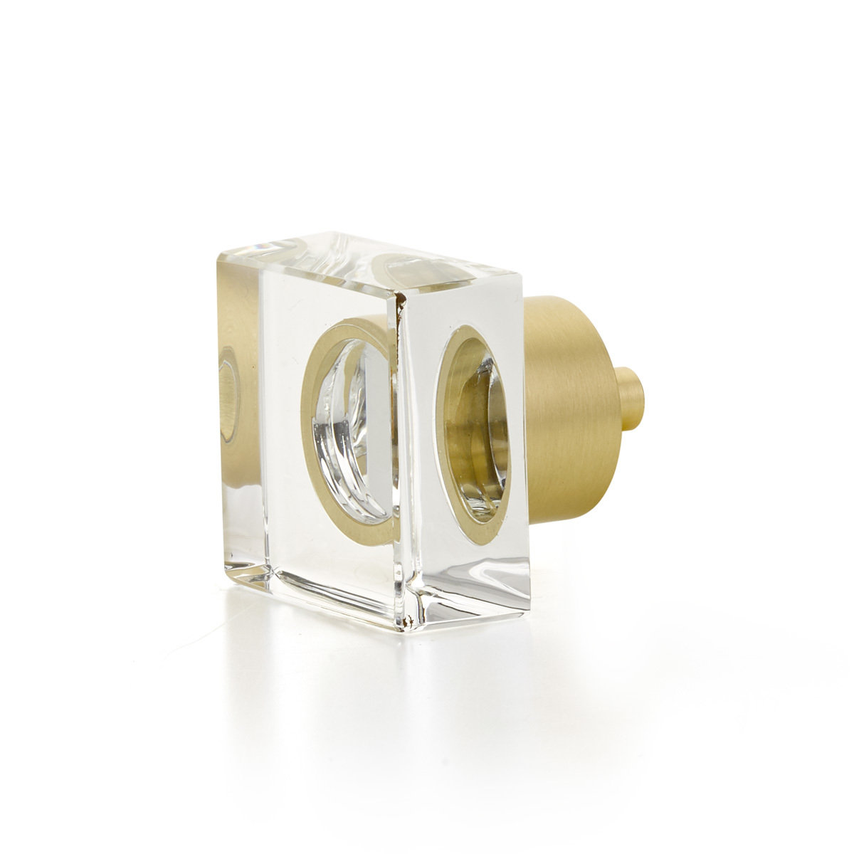 Schaub City Lights Cabinet Knob 1-1/4", Satin Brass | Wayfair